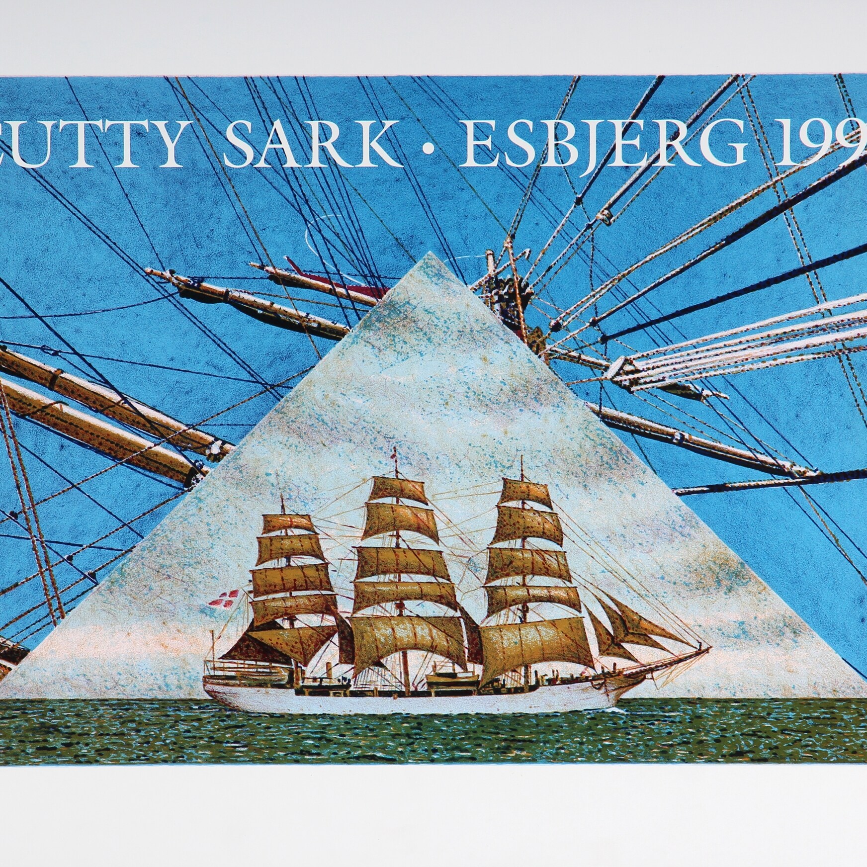 Bjarke Regn Svendsen. 'Cutty Sark - Esberg 1993', litografi i 10 ...