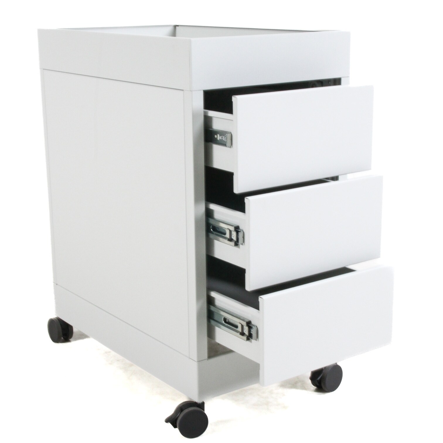 Stefan Diez for HAY, Trolley with drawers, New Order, Grey. Display ...