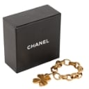 Chanel. Vintage gold bracelet m/ four-leaf clover. 1980s. | Lauritz.com