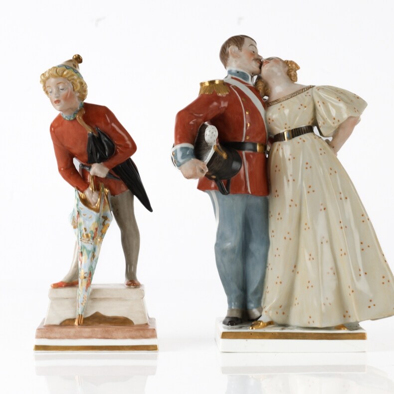 Royal Copenhagen / Juliane Marie. 'The Soldier and the Princess', no ...