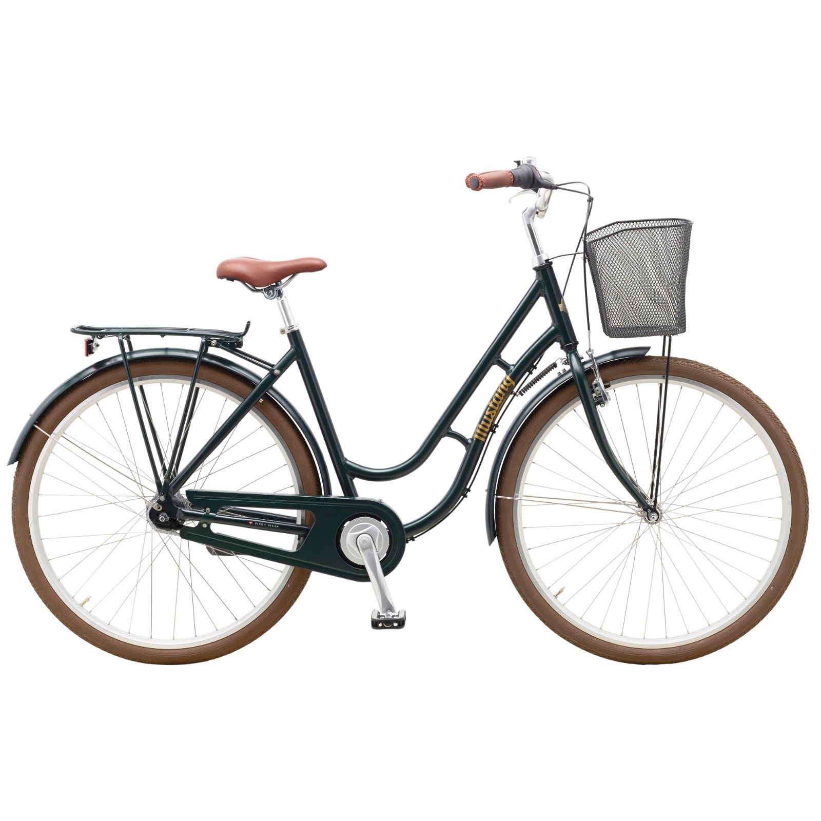 Mustang Dagmar damecykel med 7 gear - Green. | Barnebys