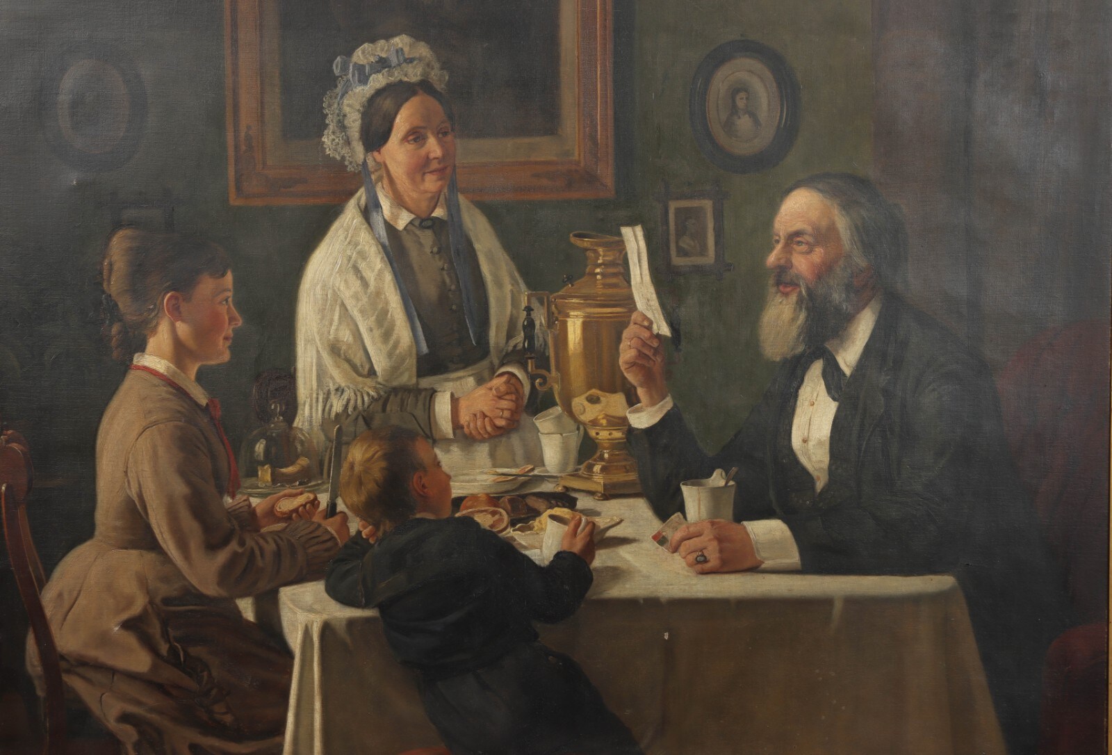 Carl Otto Carlsen. 'Et kjærkomment Brev fra Sønnen' | Lauritz.com