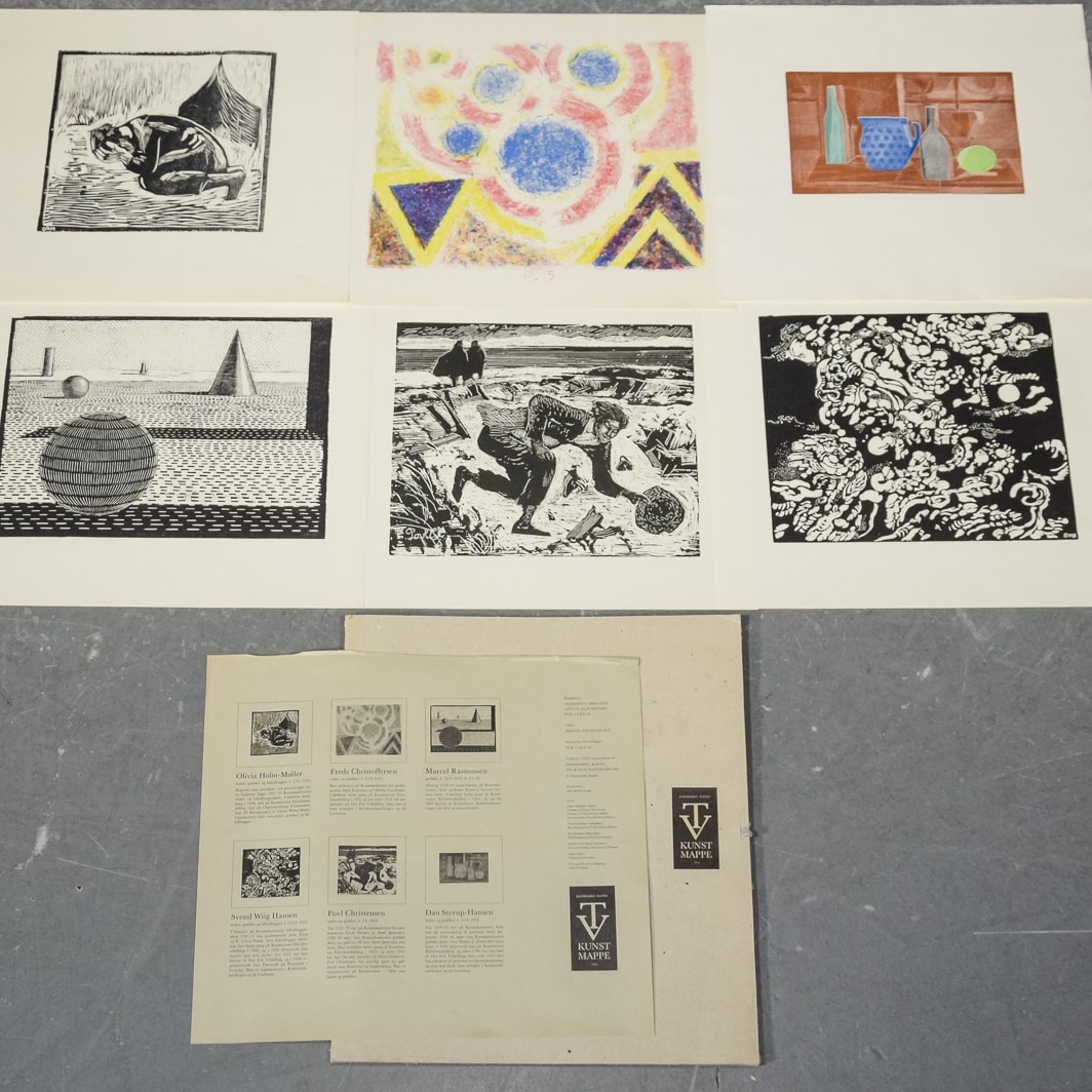 Danmarks radio og tv, kunstmappe | Lauritz.com