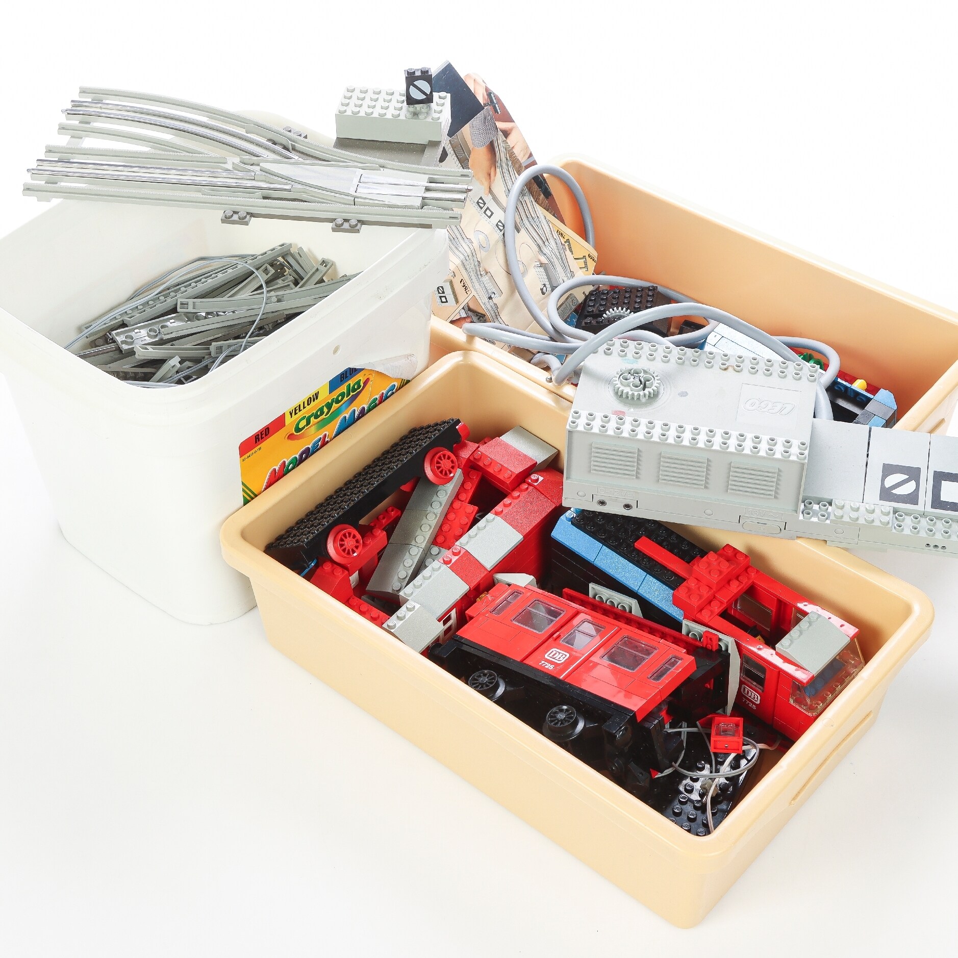 LEGO switch tracks and various LEGO parts | Lauritz.com
