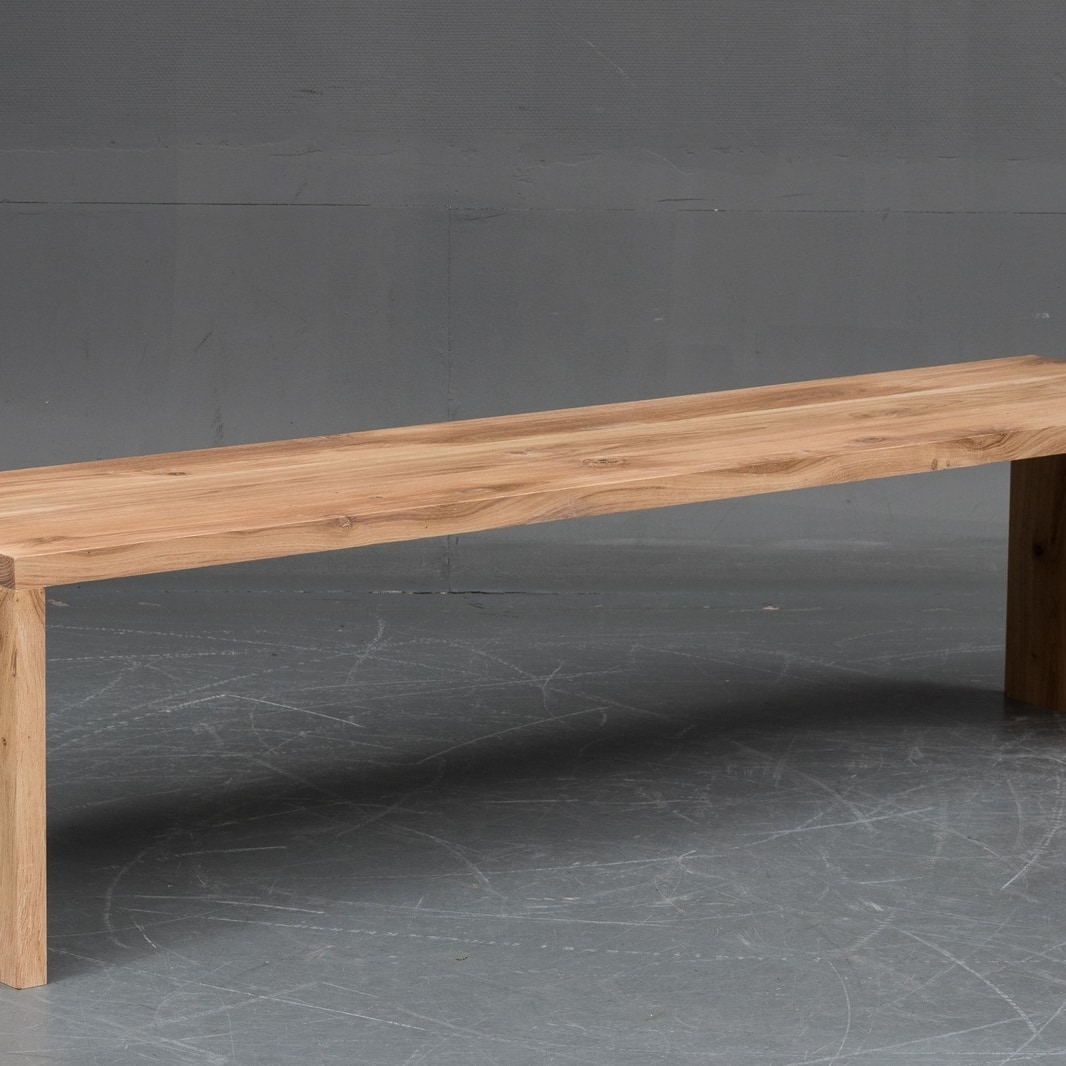 PremiumOak. Danish produced bench / plinth made of solid 'Natural ...