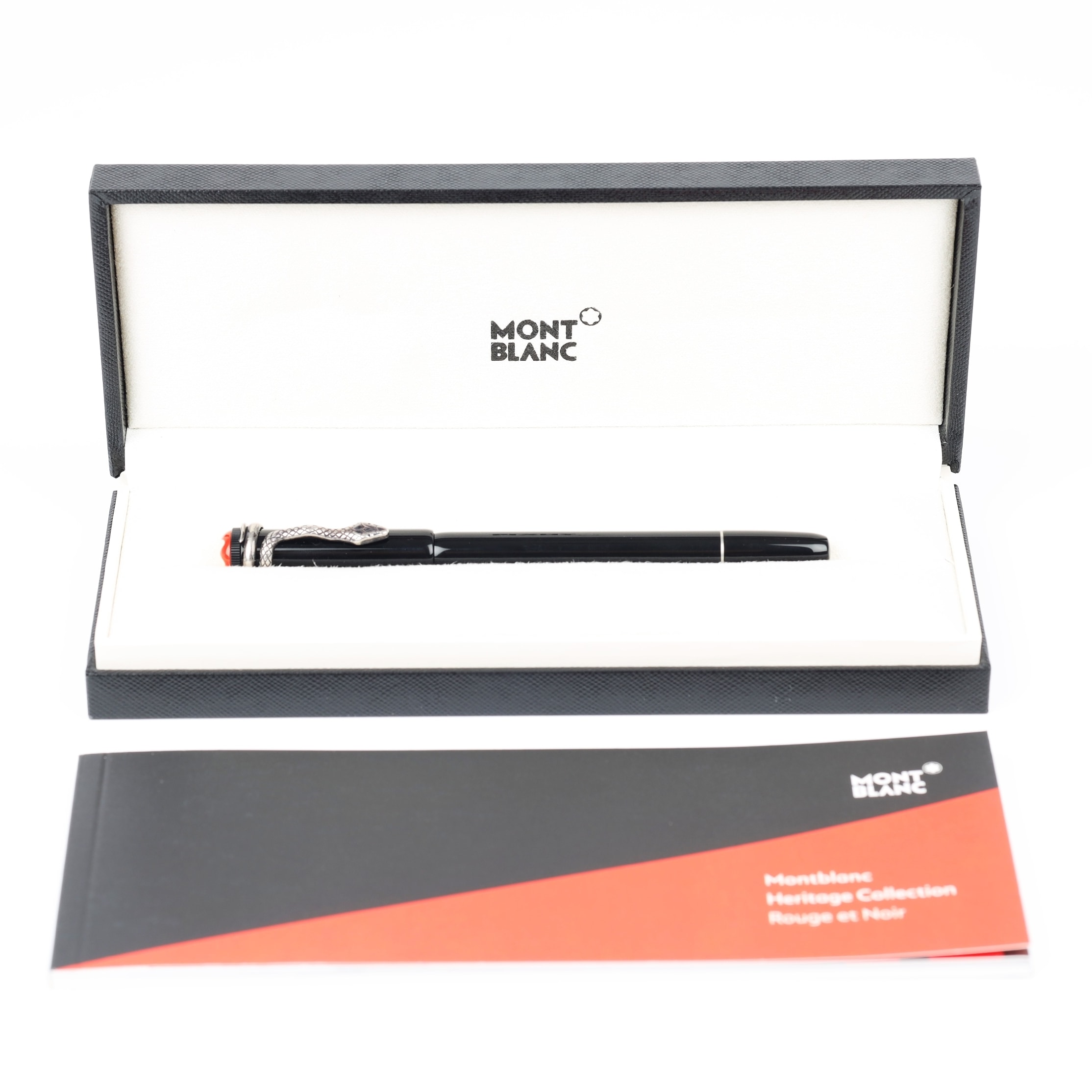 Montblanc: A Heritage 'Rouge et Noir' fountain pen. | Lauritz.com