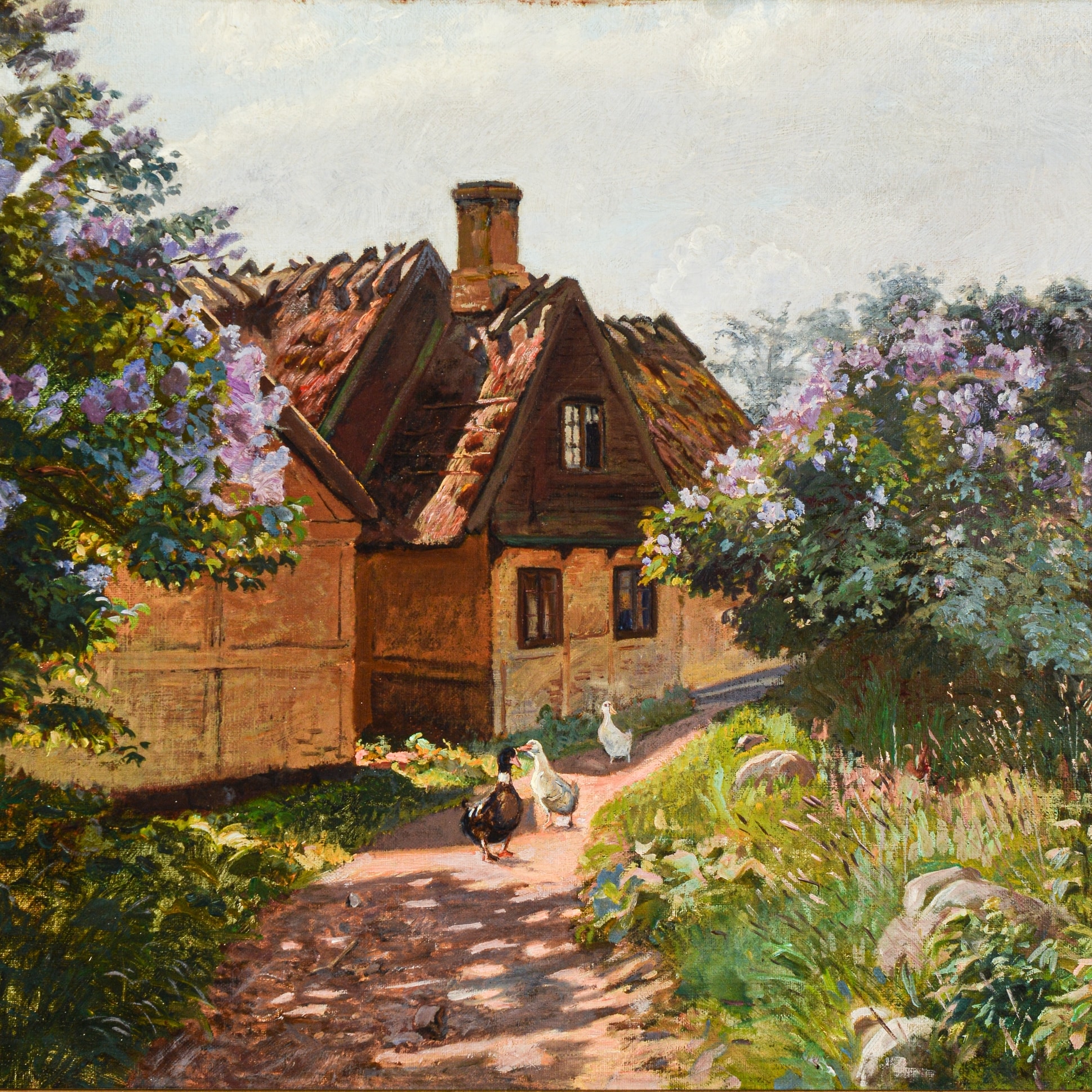 Viggo Langer. Landsbyparti | Lauritz.com