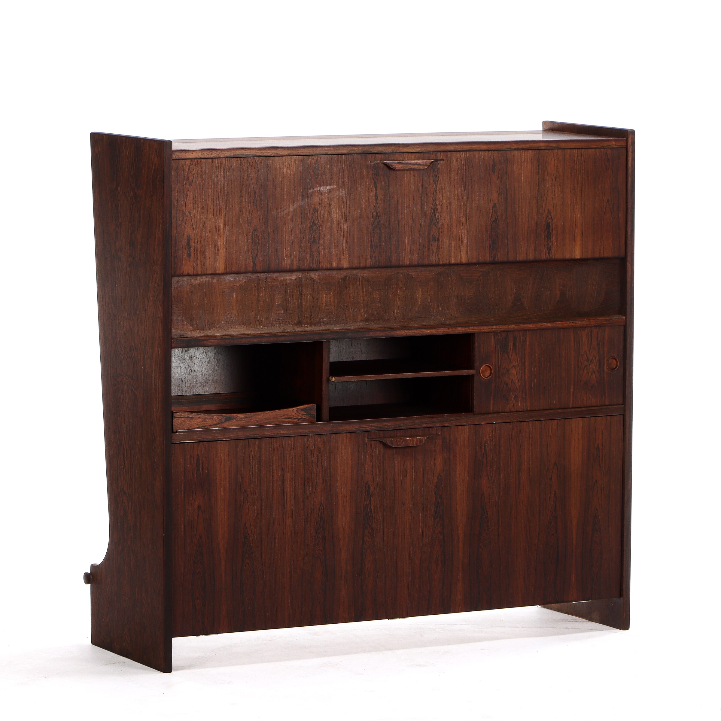Johannes Andersen. Freestanding bar counter made of rosewood, model ...