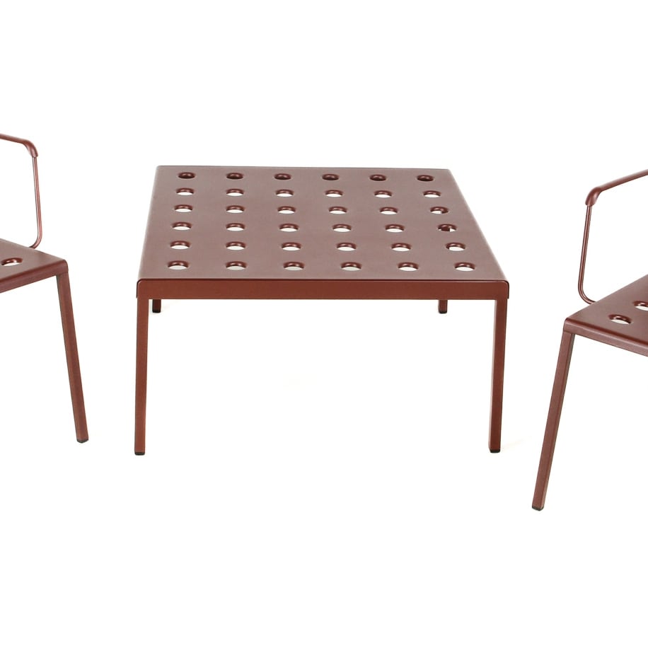 Ronan og Erwan Bouroullec for HAY. Udendørs havemøblement, Iron Red ...