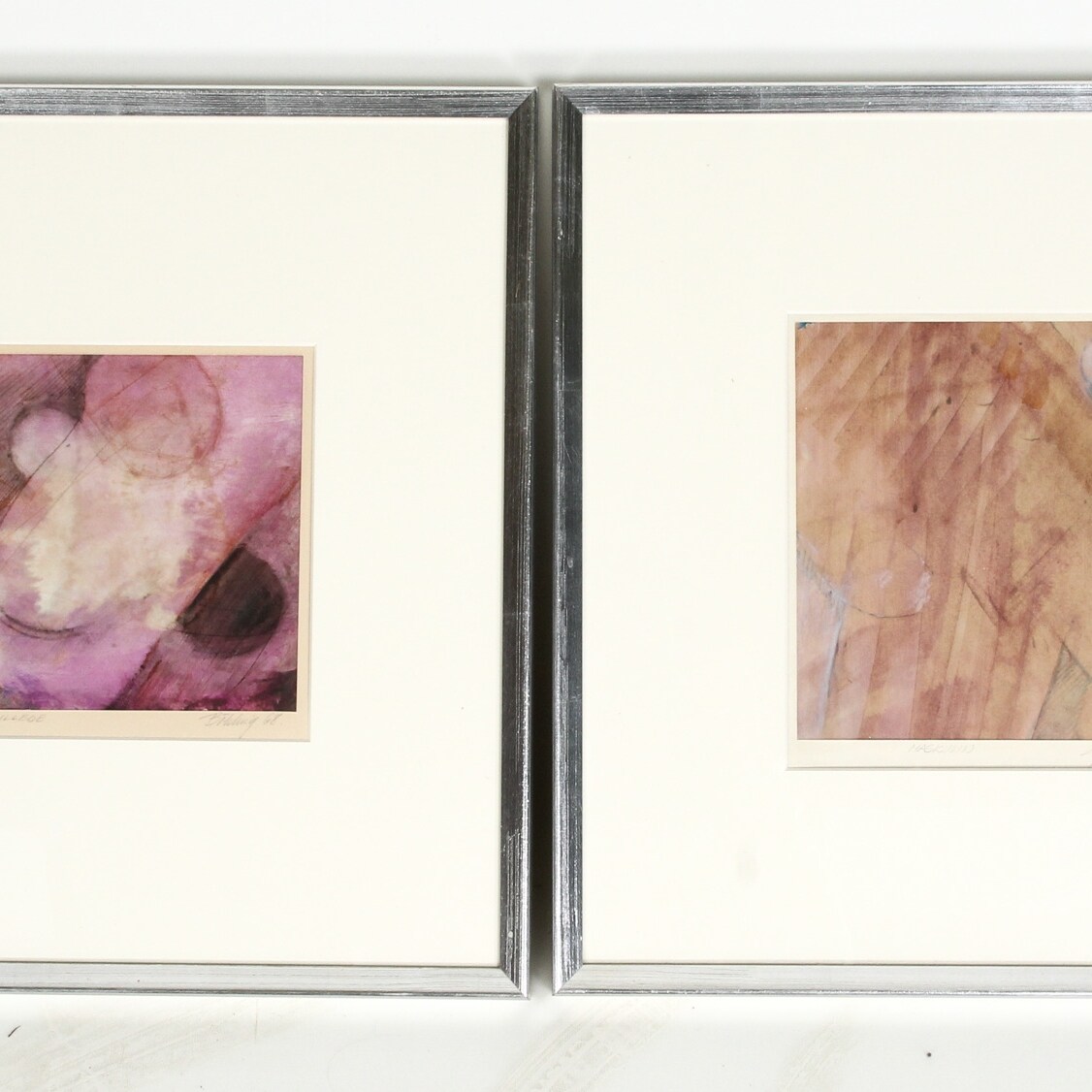 Harald Bøhling-Petersen. 'Maskulin'. og 'plantet billede' Mixed Media. (2) | Lauritz.com