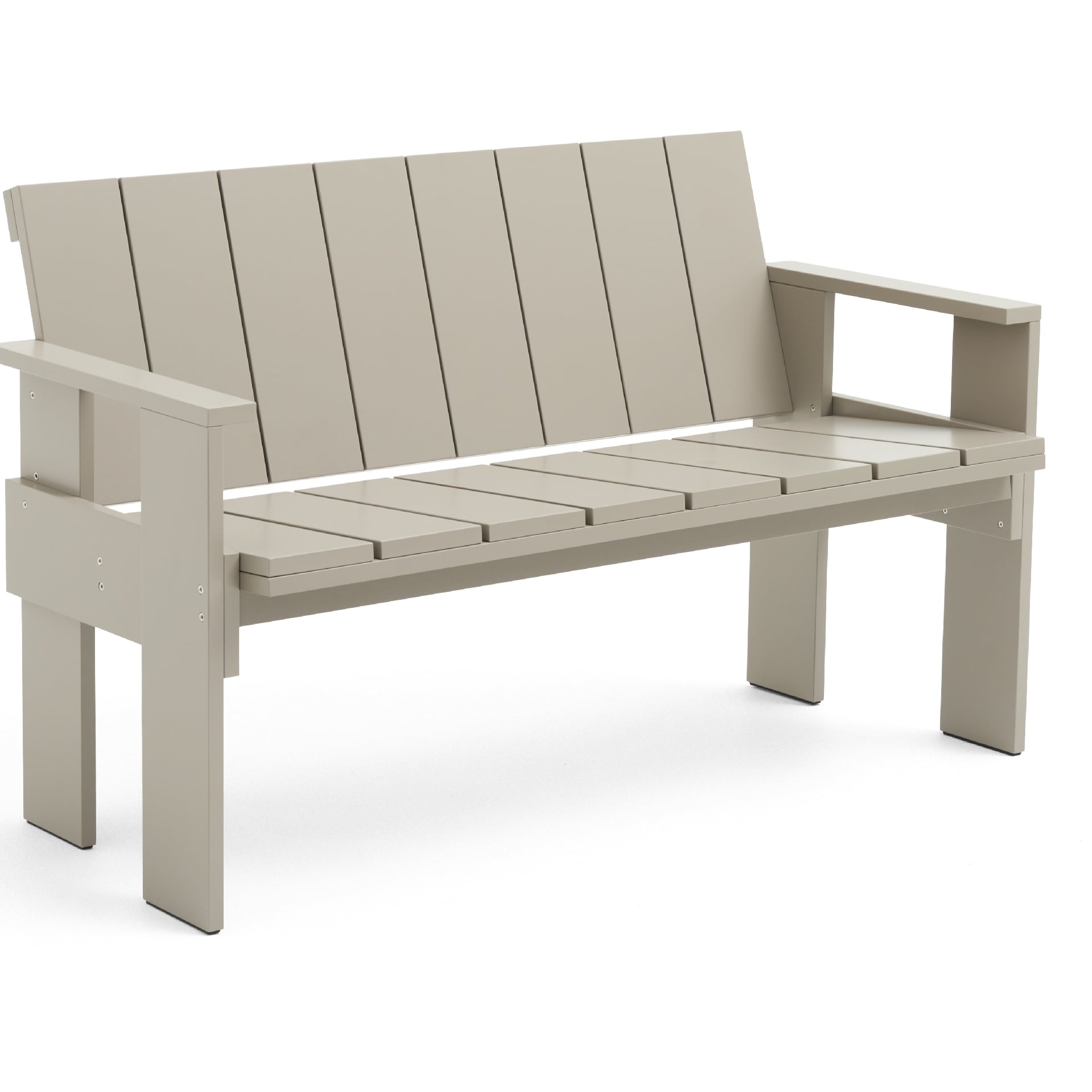 Gerrit Reitveld for HAY. Outdoor bench. Crate Collection. Grey ...