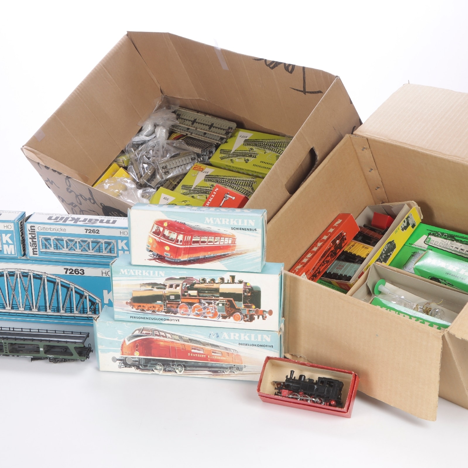Marklin. Samling diverse togbane/damp lokomotiver. (2) | Lauritz.com