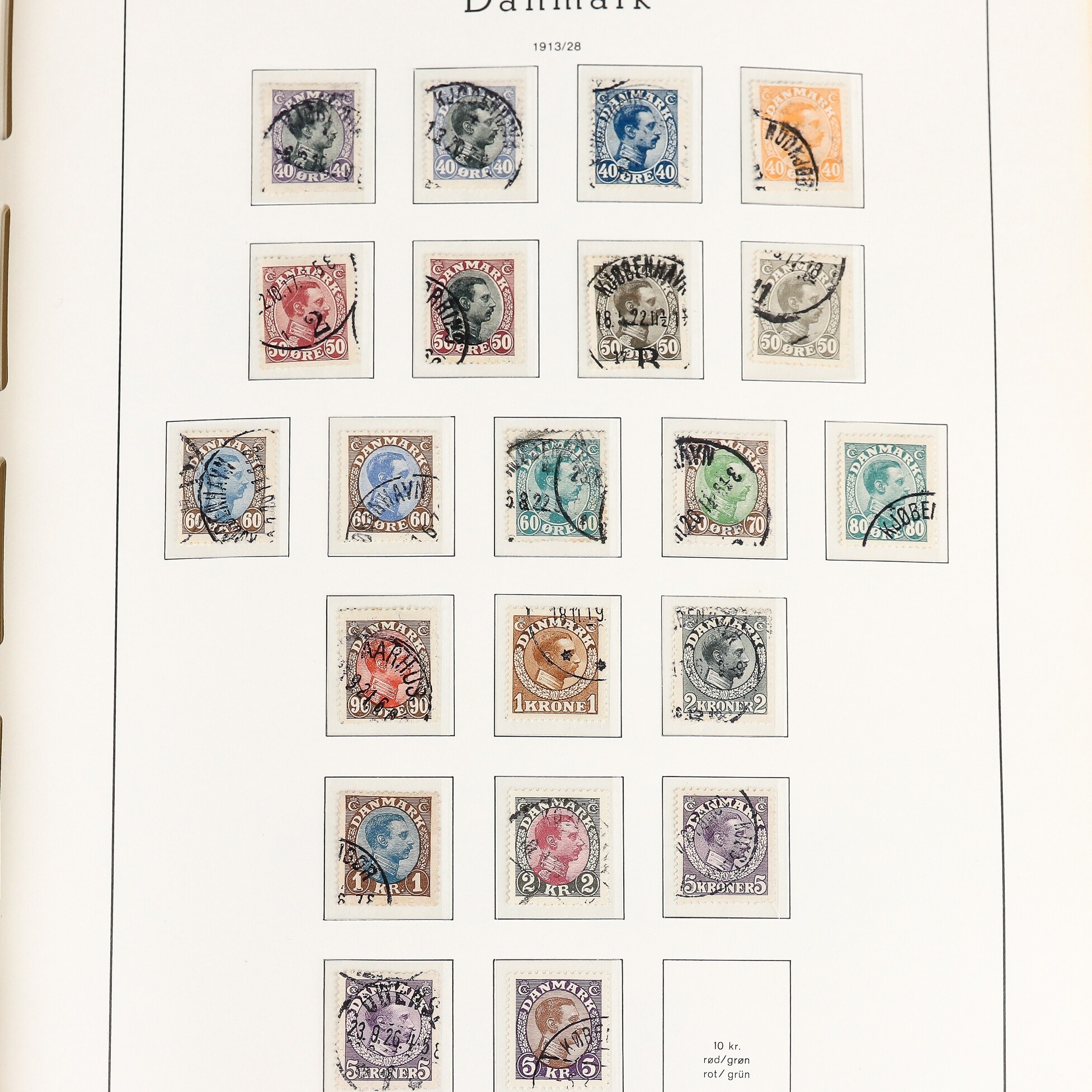 LOT 168. REALISATION. Blandet parti i flyttekasse med. bl.a. Danmark og ...
