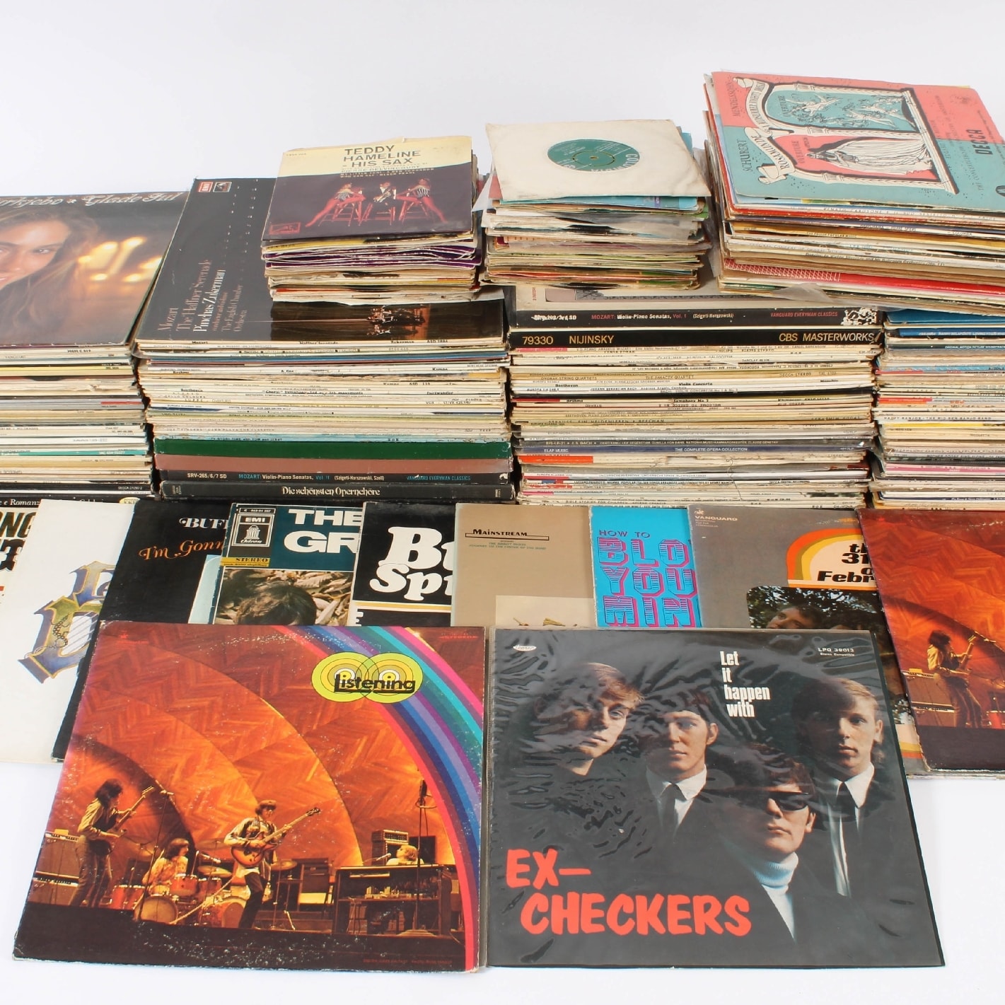 Samling vintage vinyl LP og Single plader (396) | Lauritz.com