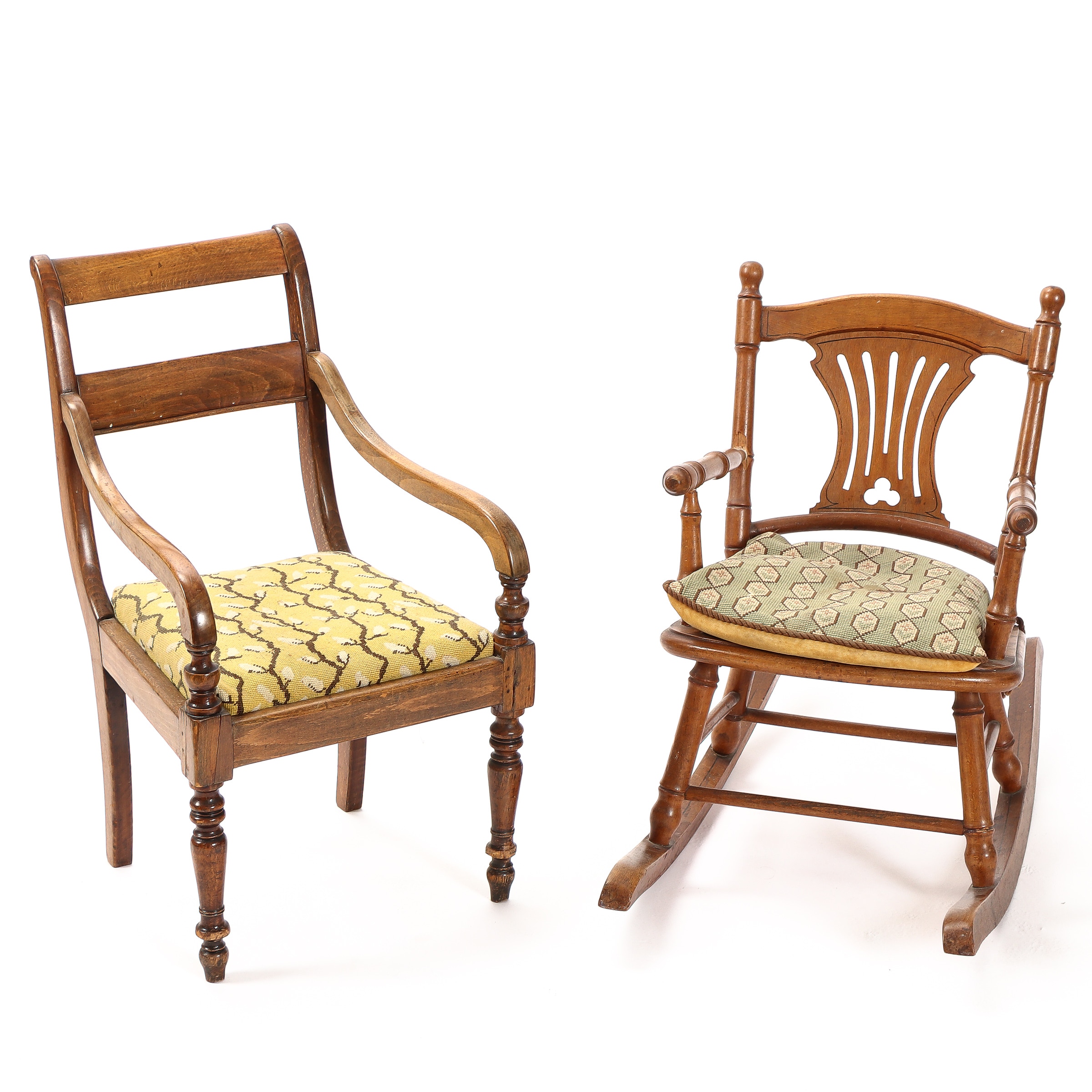 Børnestole, bejdset eg m.m. 1900-tallet. (2) | Lauritz.com