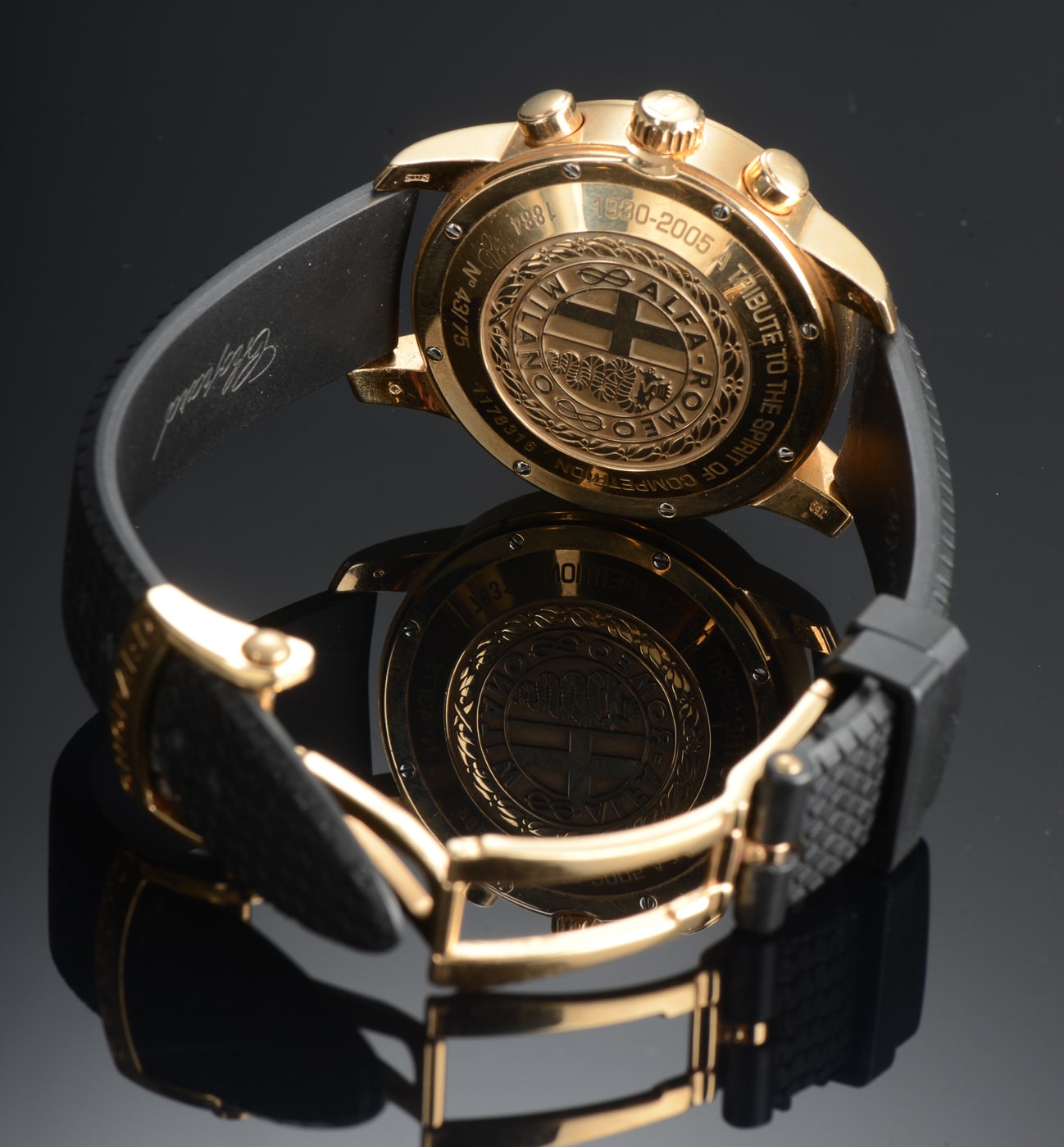 Chopard Alfa Romeo gold men's watch | Lauritz.com