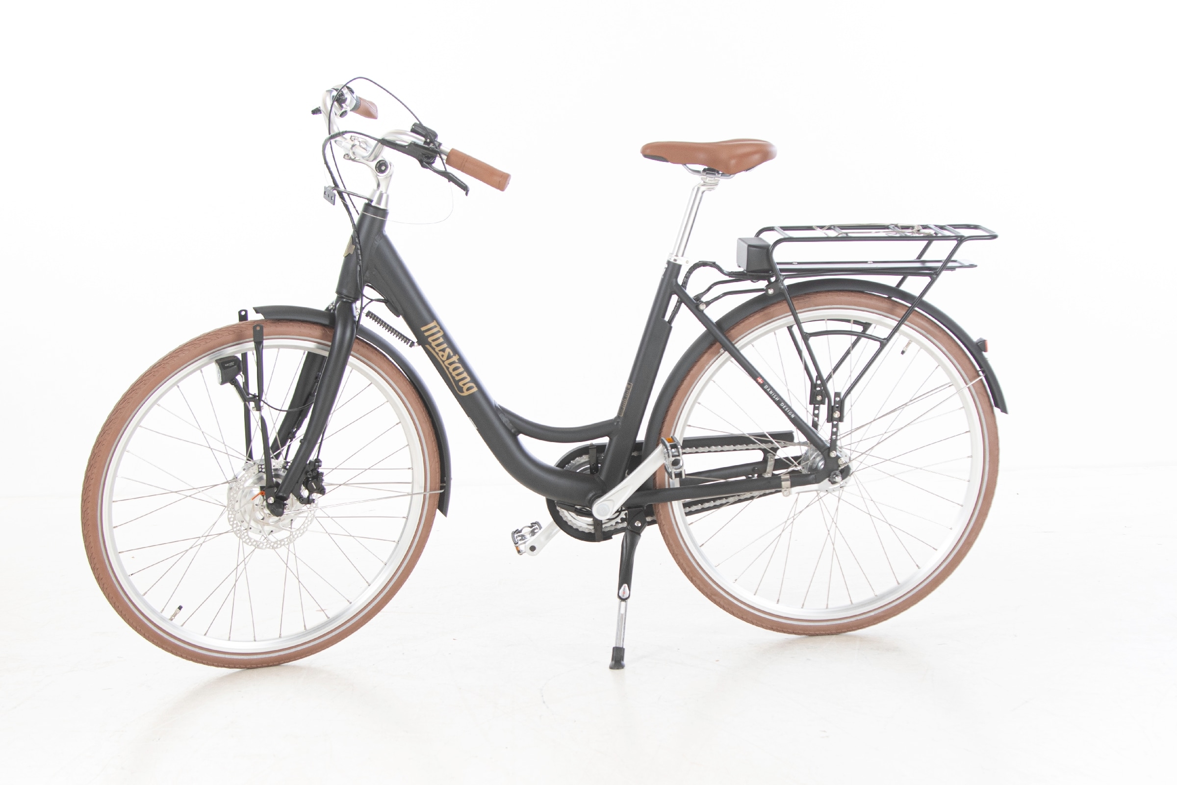 Mustang. Augusta Electric. Dame - elcykel med 7 gear. Matt Sort ...