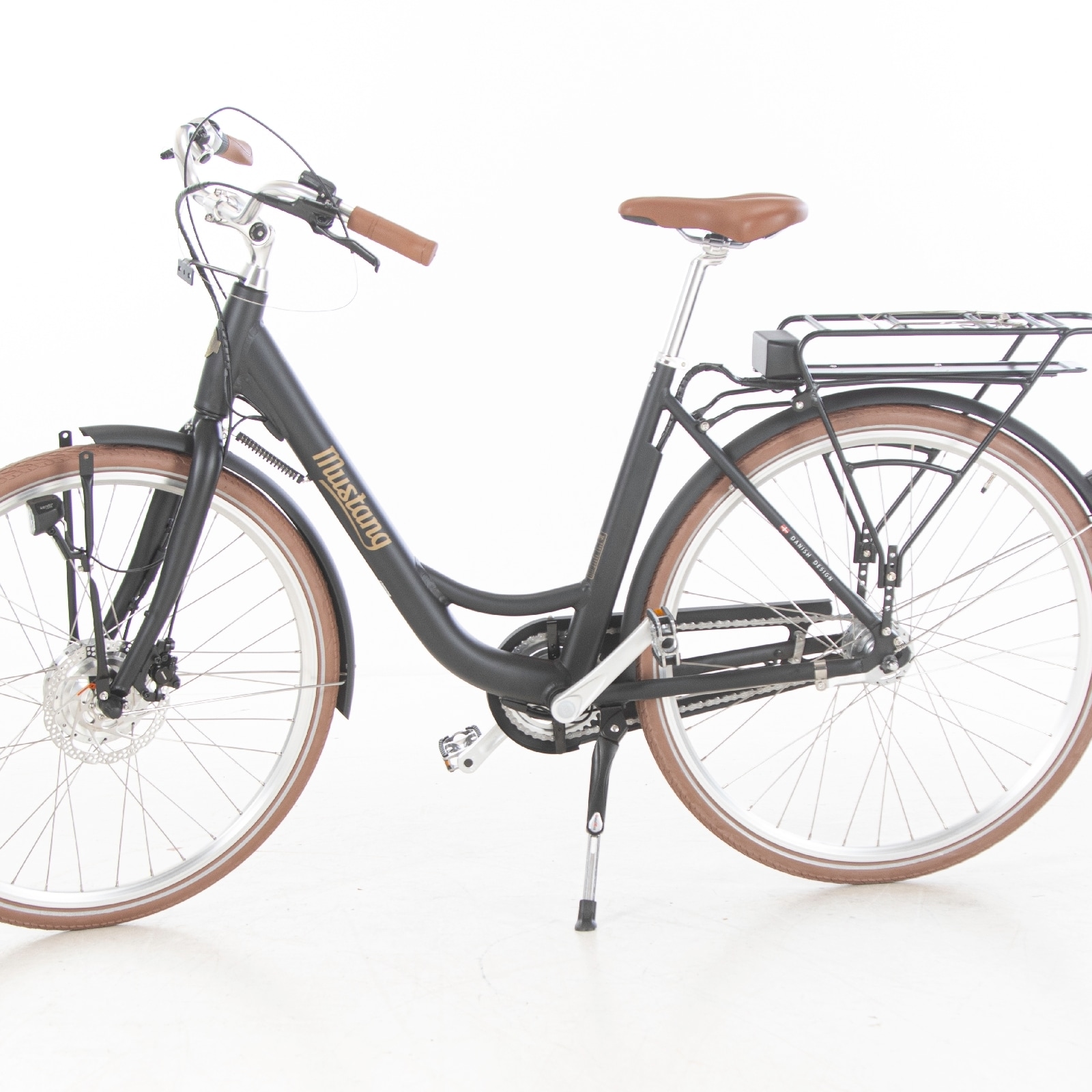 Mustang. Augusta Electric. Dame - elcykel med 7 gear. Matt Sort ...