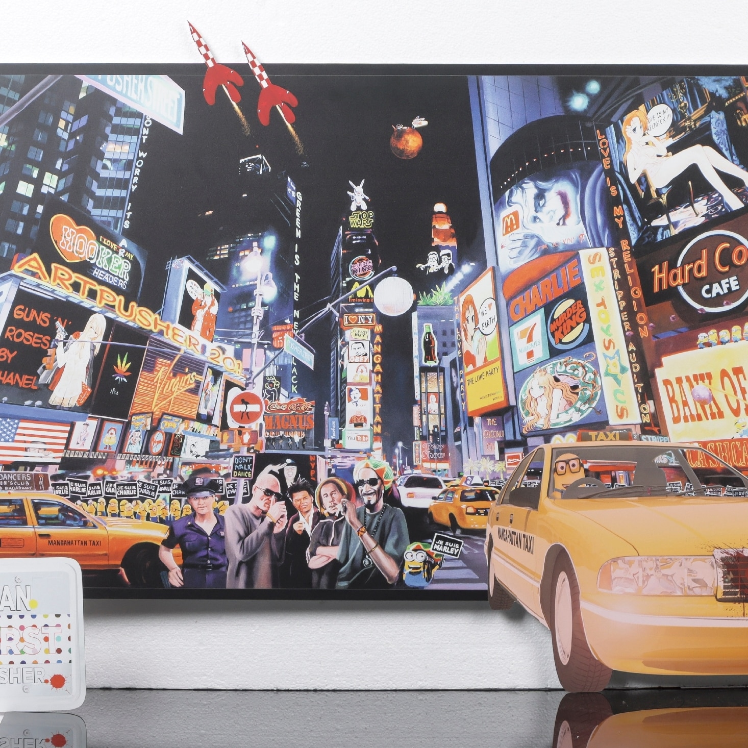 Søren Vilhelm/Artpusher. 'Hirst does NYC' og 'Hirst' (2) | Lauritz.com