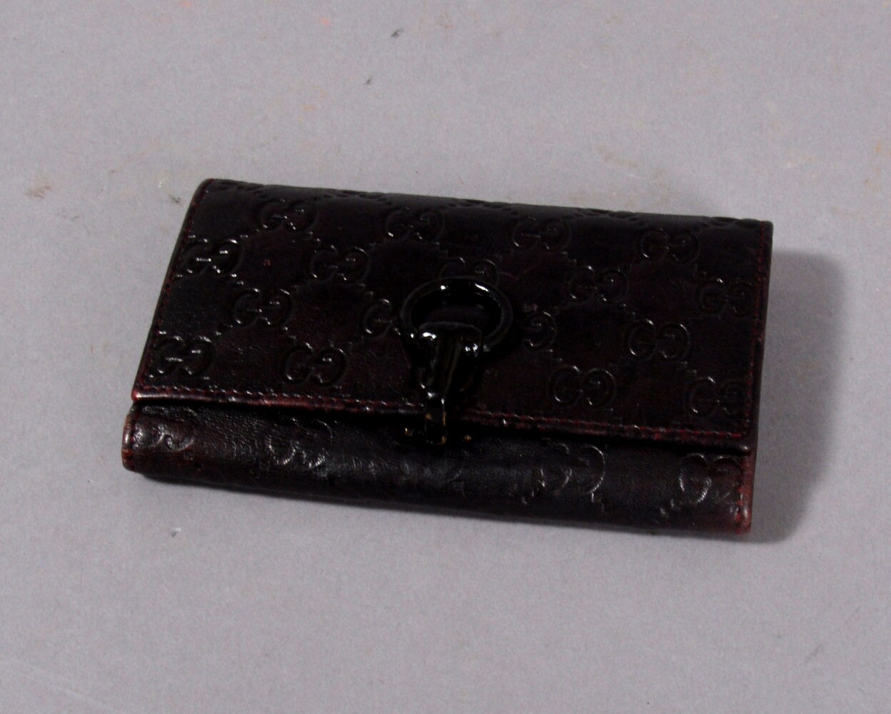 Gucci pung - Pung af logopræget læder | Lauritz.com