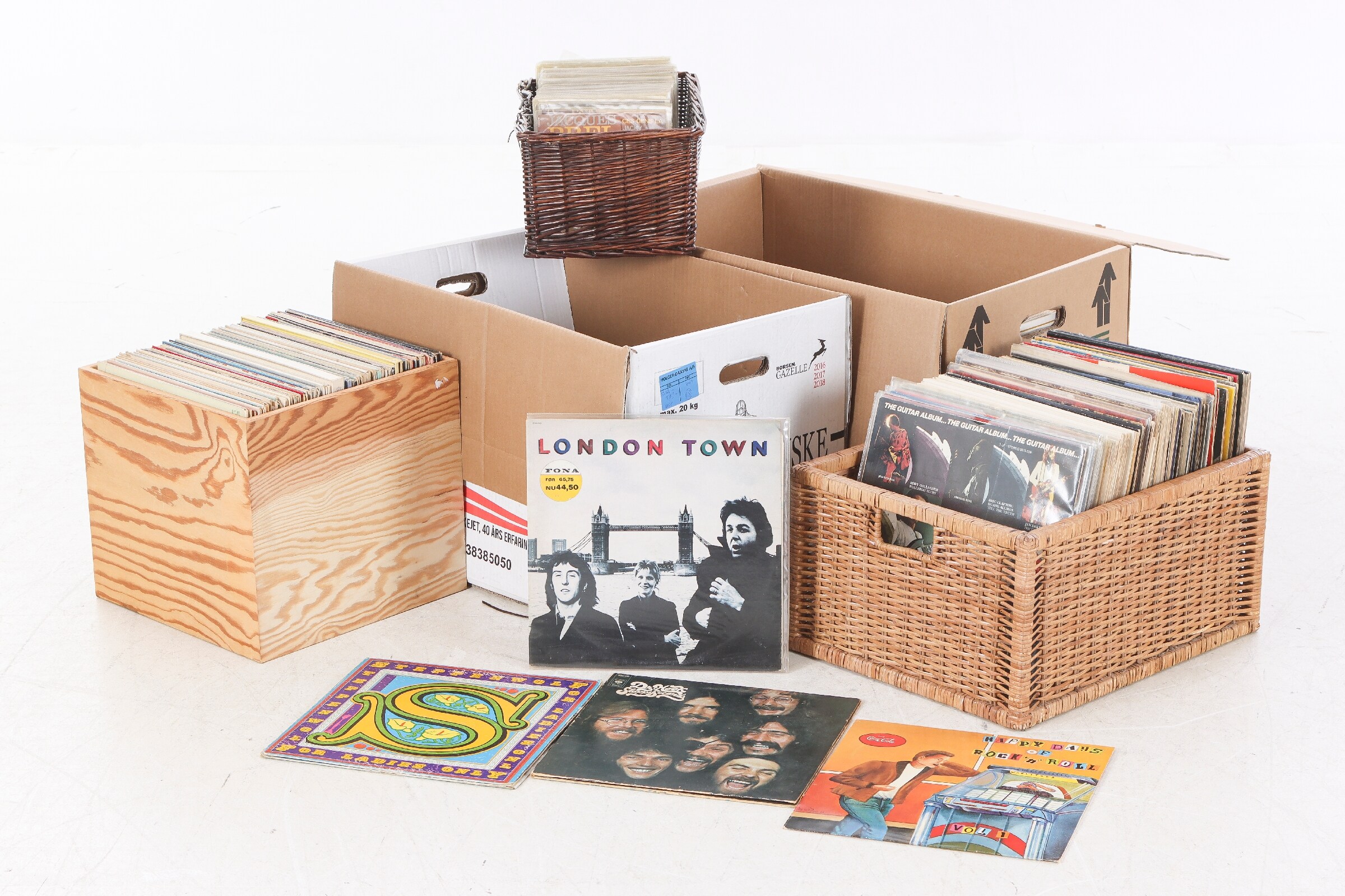 Samling LP plader og singler (425) | Lauritz.com