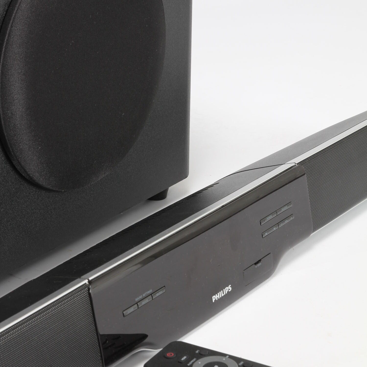 Philips, Subwoofer, soundbar speaker, fjernbetjening | Lauritz.com