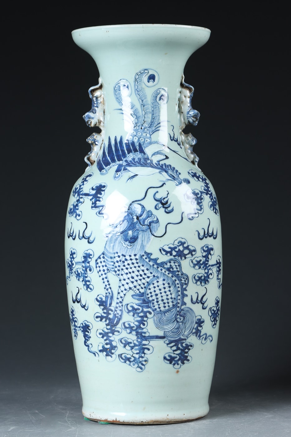 Kinesisk vase af porcelæn, 1800-tallet | Barnebys