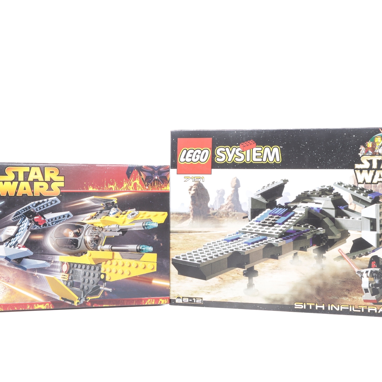 LEGO Star Wars. Sith Infiltrator / Jedi Starfighter and Vulture Droid ...