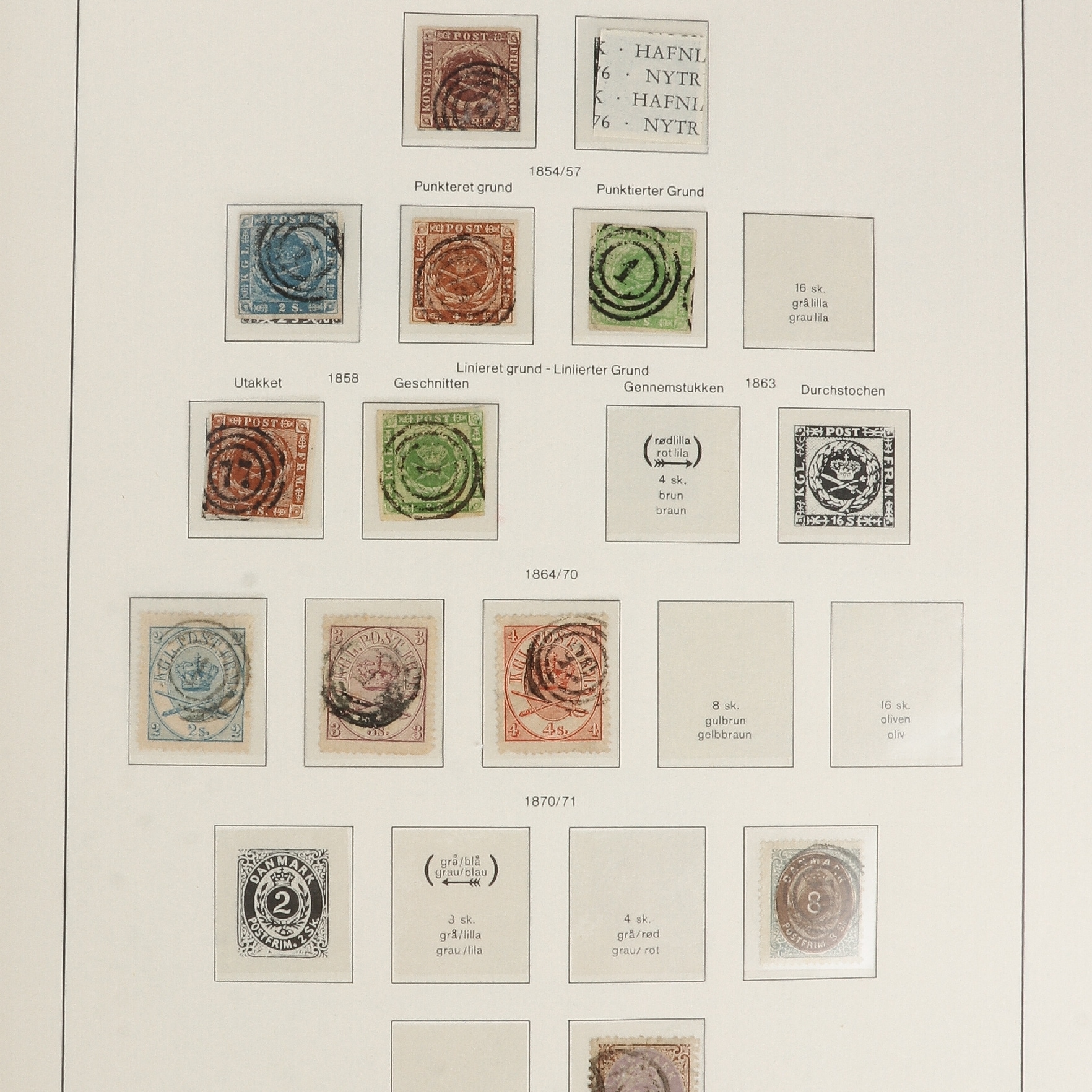 LOT 166. REALISATION. Flyttekasse med Danmark og Norge samling ...
