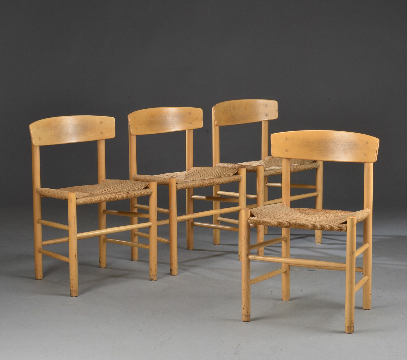 Børge Mogensen, fire 'shaker'-stole. (4) | Lauritz.com