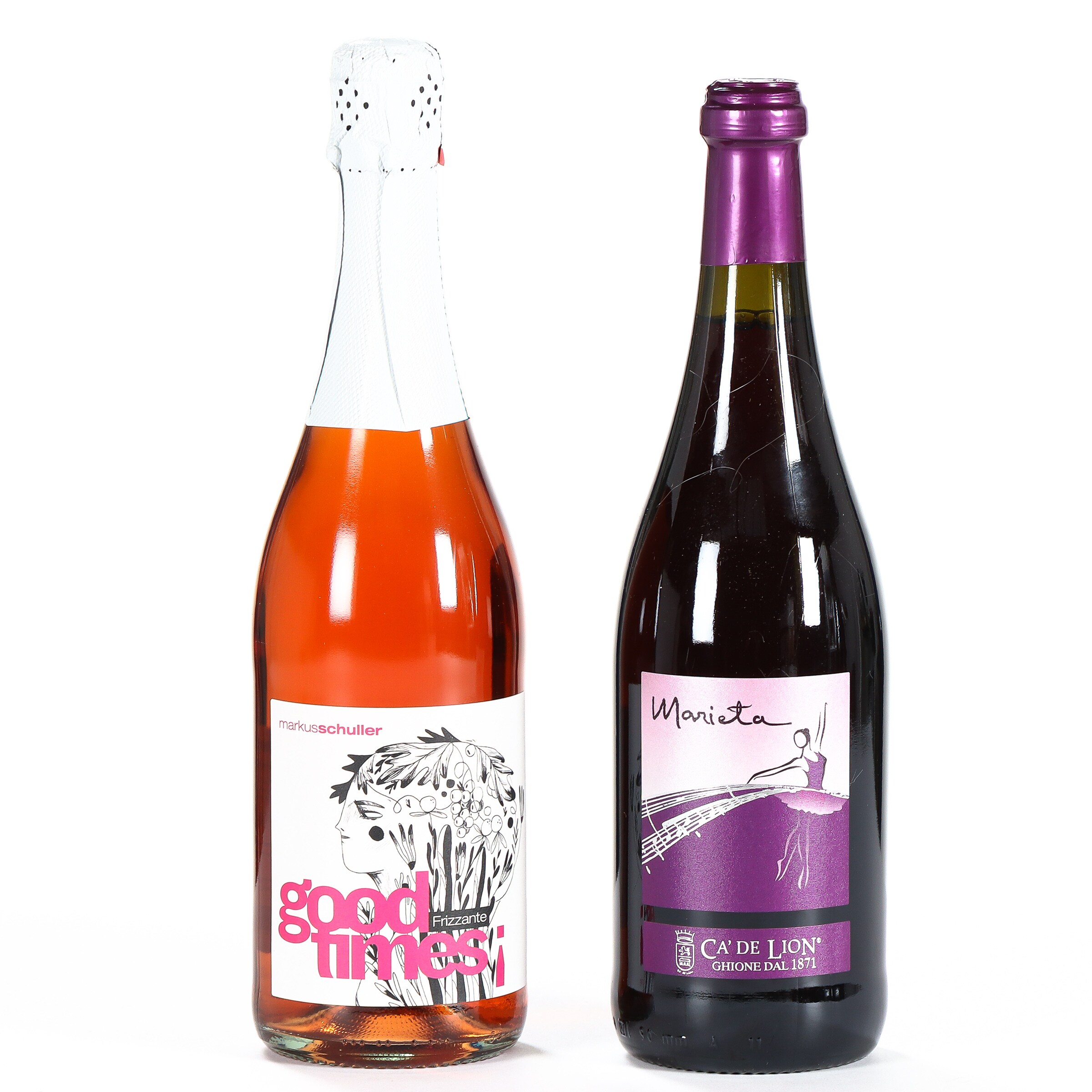 42 fl. div. Frizzante og rosé, Markus Schuller og Ca' de Lion. (OC ...