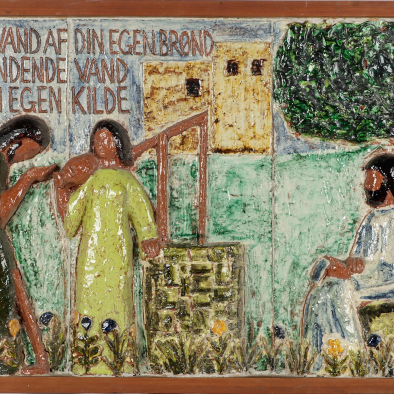 Ubekendt kunstner. 'Drik vand af din egen brønd og rindende vand af din ...