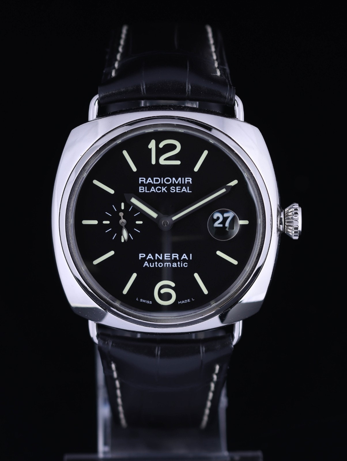 Panerai Radiomir 45 Black Seal. Herreur af stål ref. PAM00287 | Barnebys