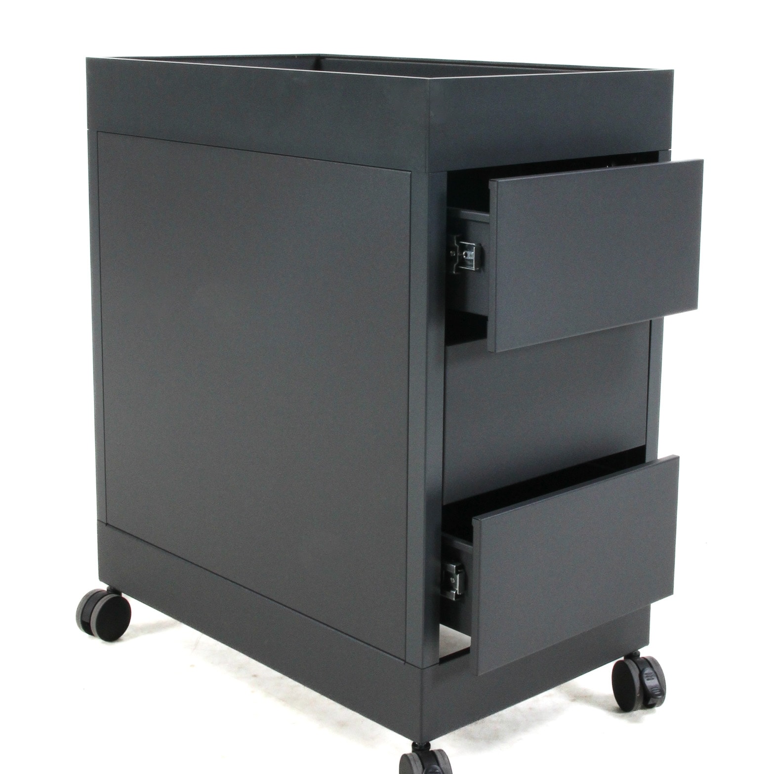 Stefan Diez for HAY, Trolley with drawers, New Order, Charcoal. Display ...