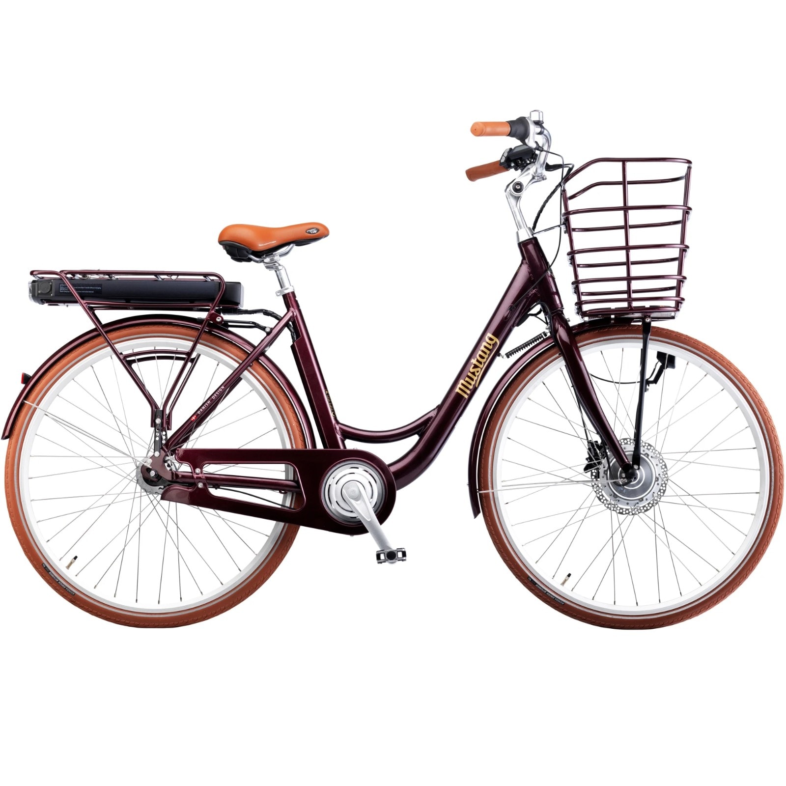 Mustang Augusta Electric elcykel med 7 gear - Mulberry shine | Barnebys