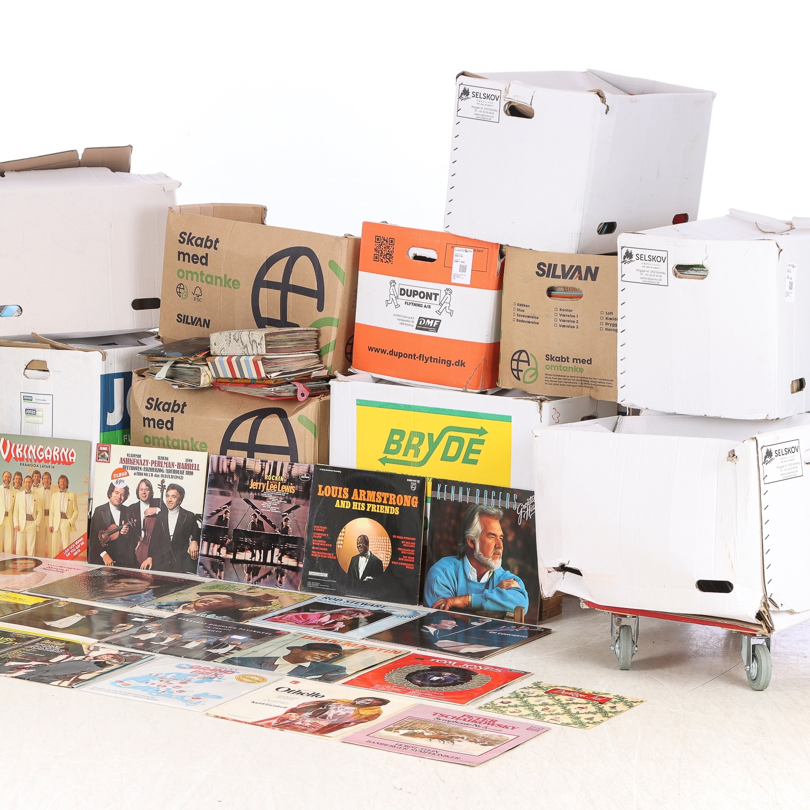 Samling LP plader pop rock/Klassisk 1960-80'erne. (ca. 1200) | Lauritz.com