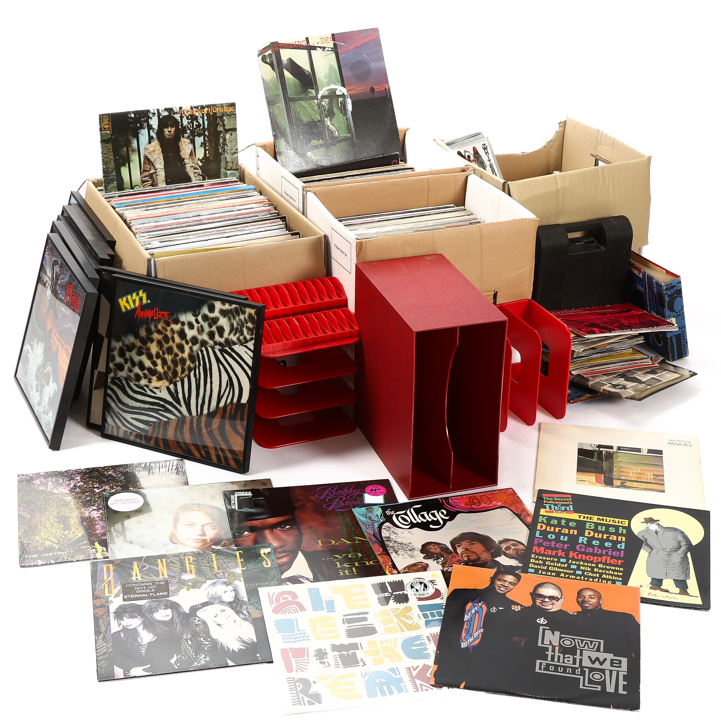 Samling LP'er plader / album / singler/ CD (ca. 275 / 50 stk ...