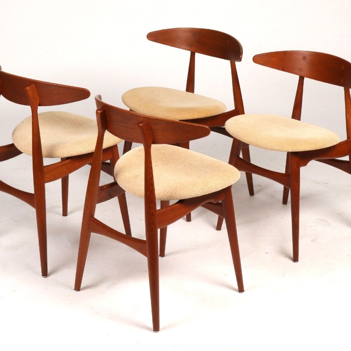 Hans J. Wegner for Carl Hansen. Fire stole, teak, model CH-33, 1960 ...