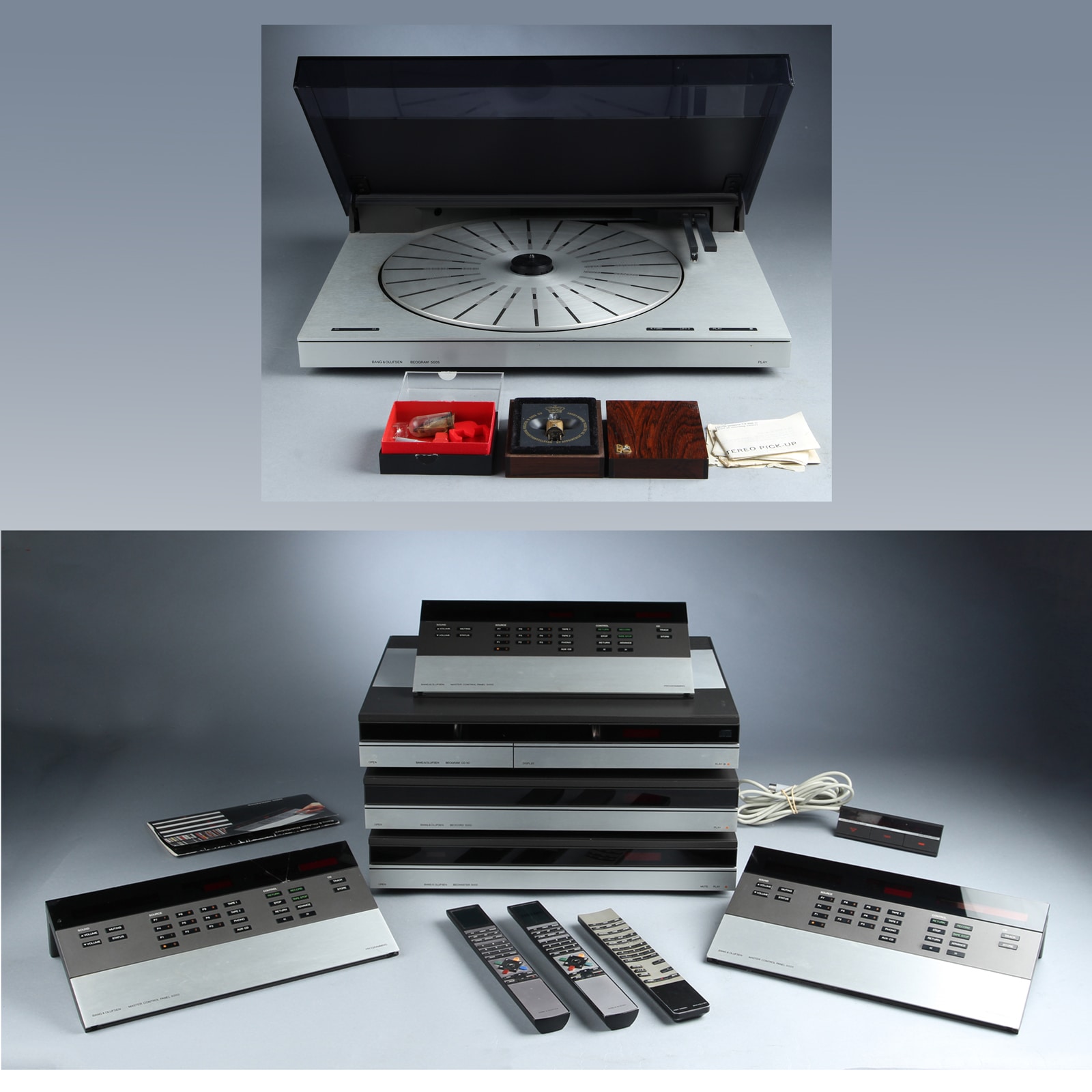 Bang & Olufsen. Beosystem 5000 med pladespiller, CD, video, Control ...