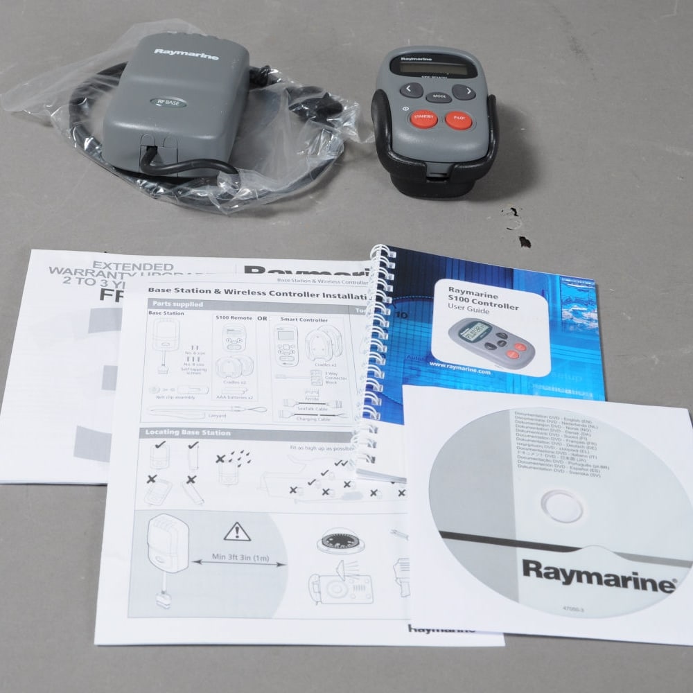 Raymarine S100 Wireless Autopilot remote med Base station. | Lauritz.com