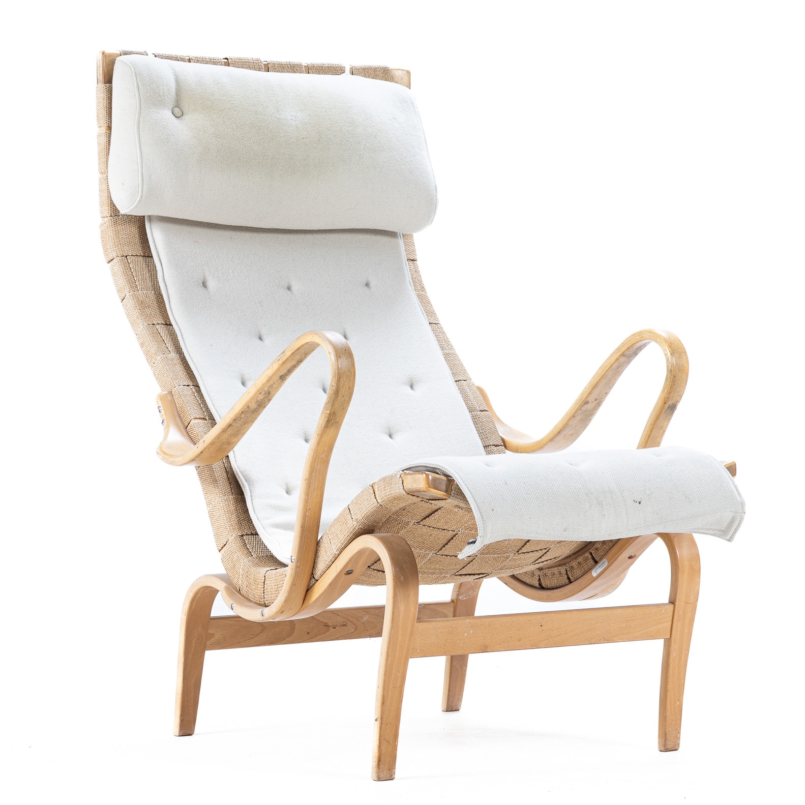 Bruno Mathsson (1907-1988). Lænestol Model Pernilla | Lauritz.com