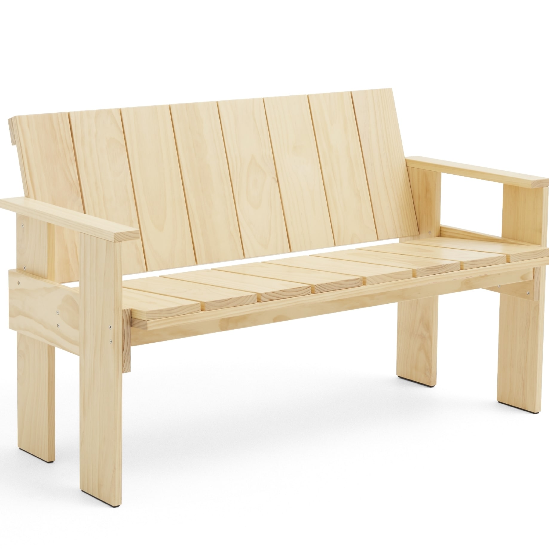 Gerrit Rietveld for HAY. Outdoor bench. Crate Collection. Nature ...
