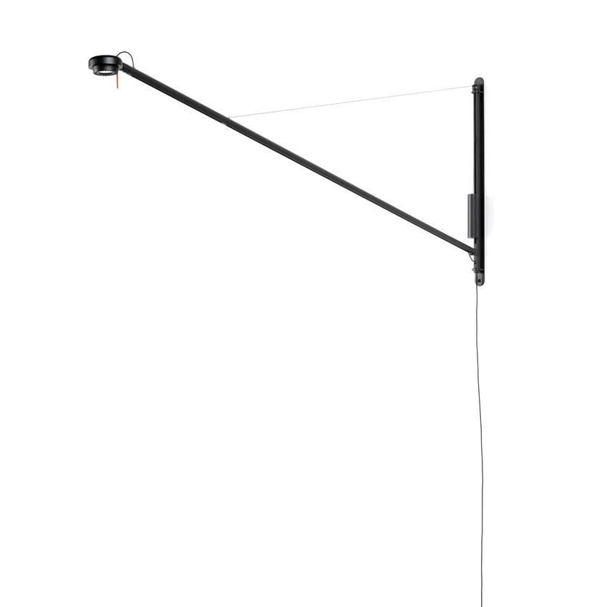 Sam Weller for HAY. Væglampe Fifty-Fifty (stor ), Soft Black. | Lauritz.com