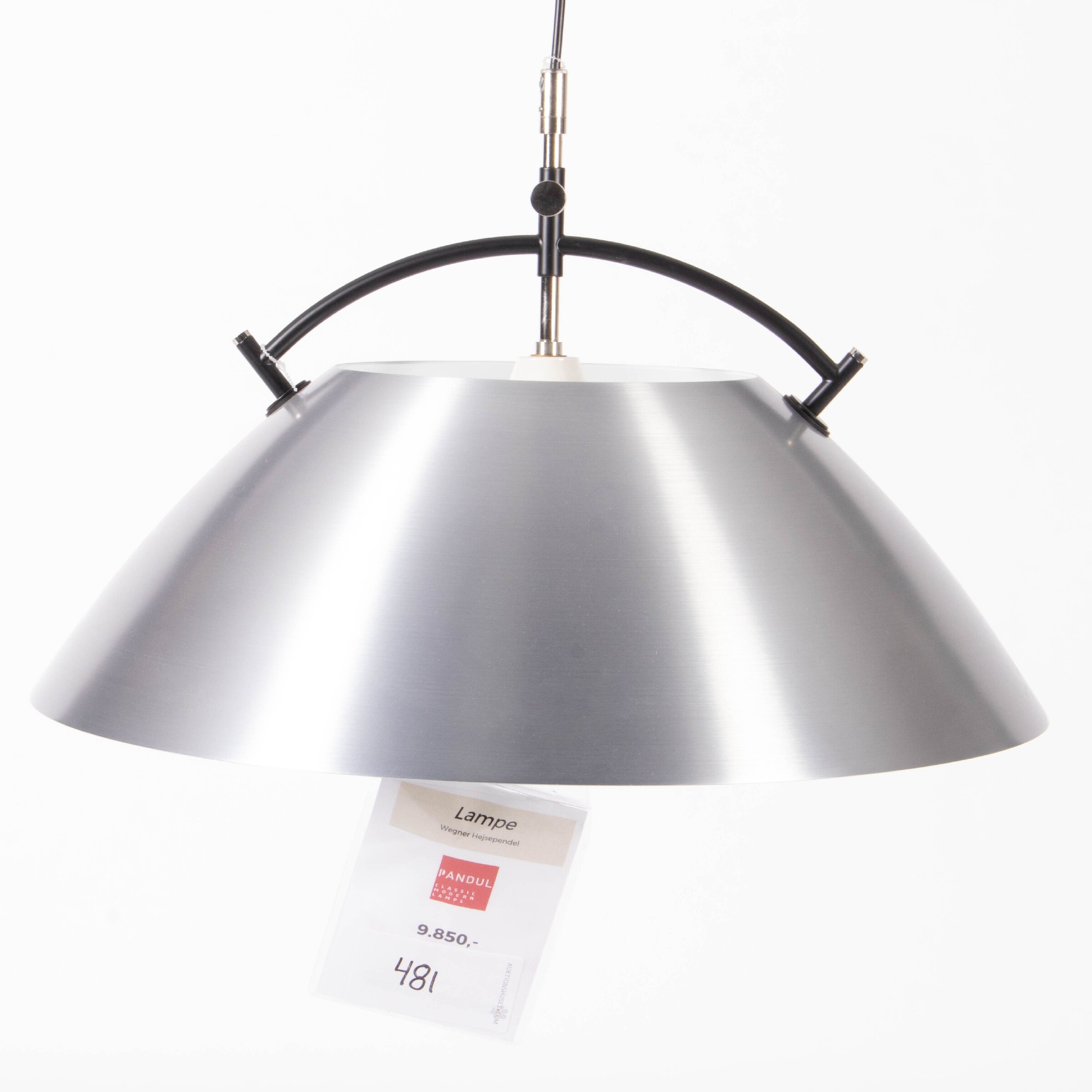 481. Hans J. Wegner for Pandul. Hejsependel 'The Pendant' | Lauritz.com