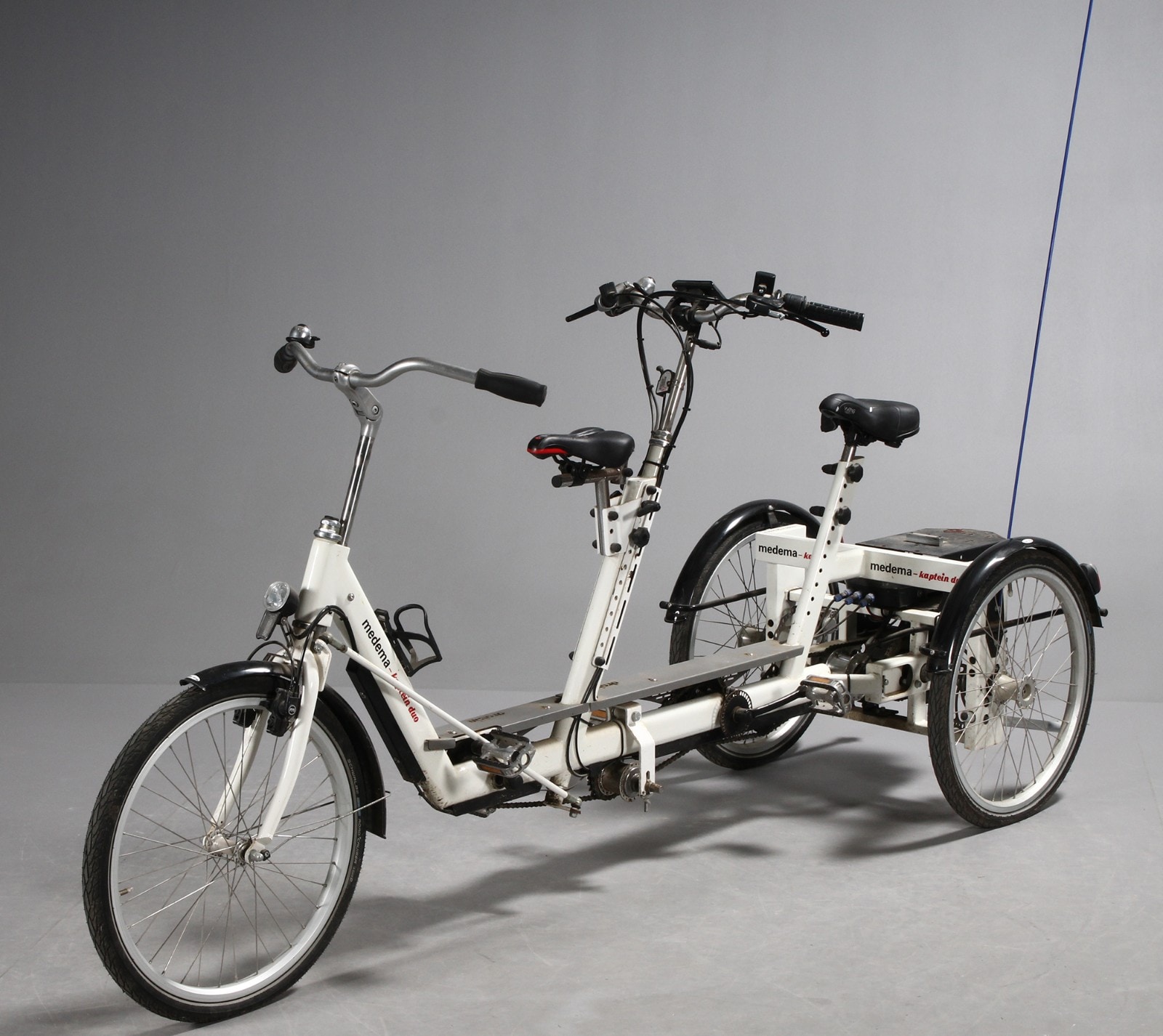 Medema. Tandemcykel m. hjælpemotor, model Kaptein Duo | Lauritz.com