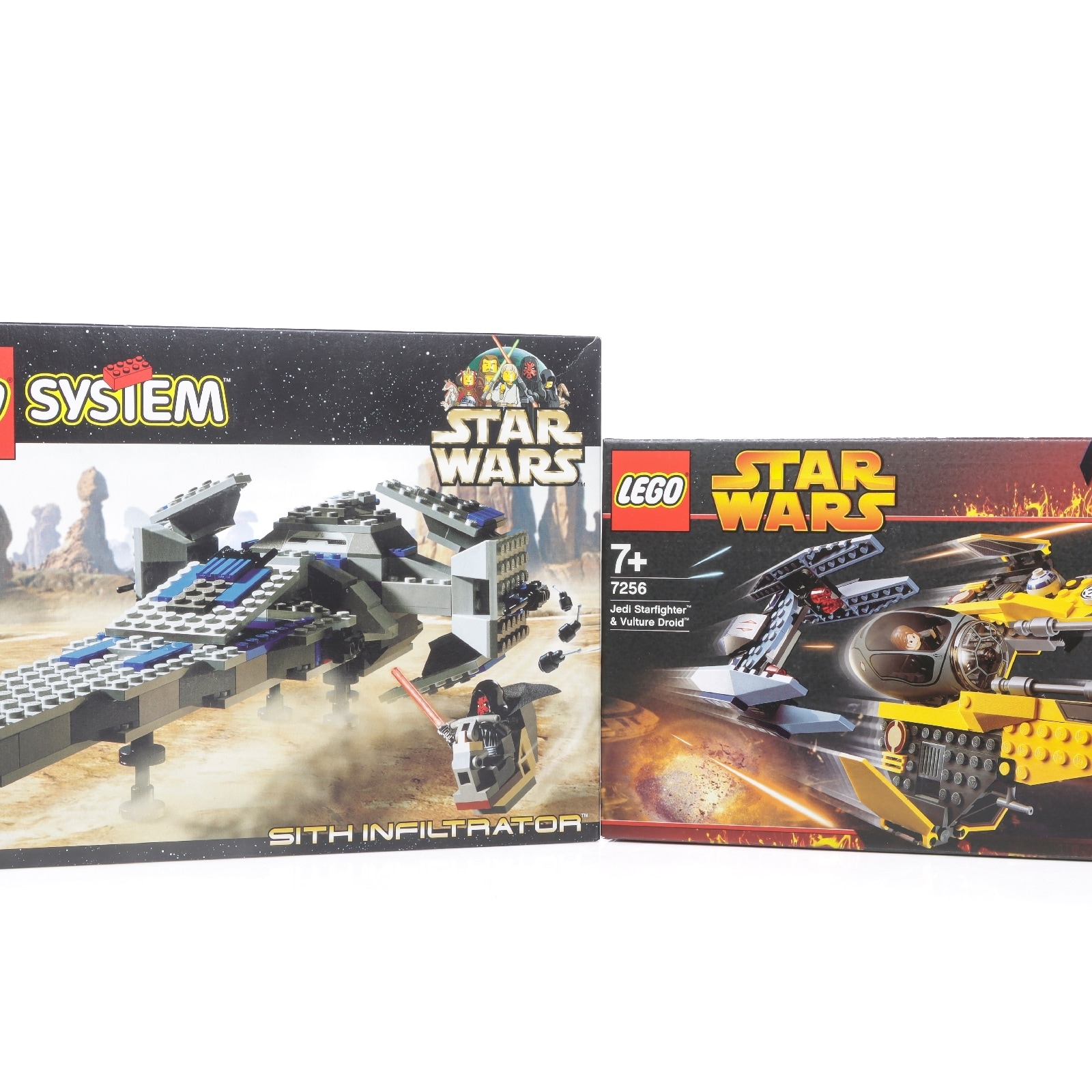 LEGO Star Wars. Sith Infiltrator / Jedi Starfighter and Vulture Droid ...