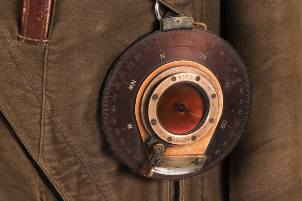 German Luftwaffe 'Kanal' pilot jacket and compass, World War II ...