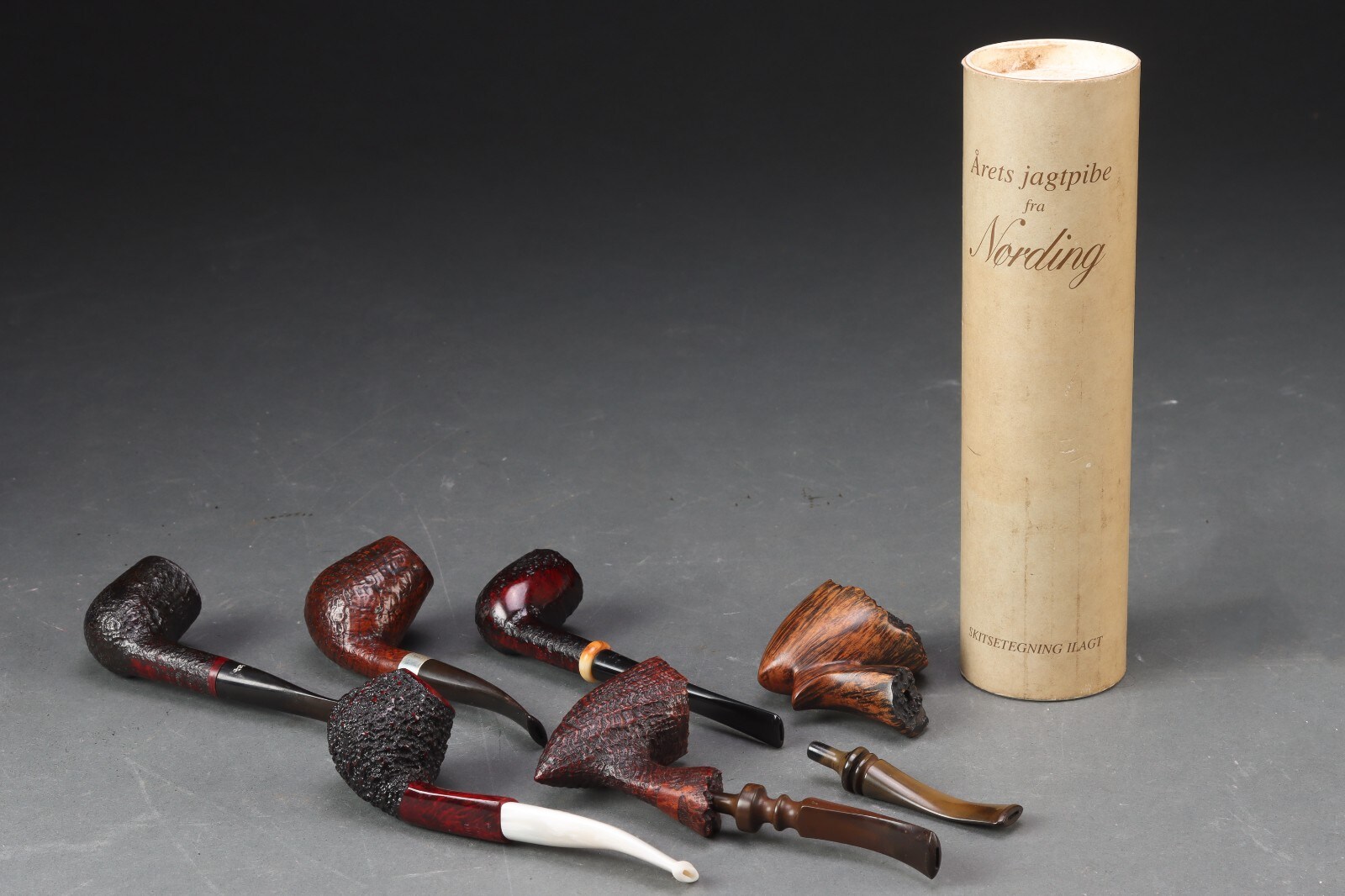 Nørding mm. Samling piber (12) | Lauritz.com