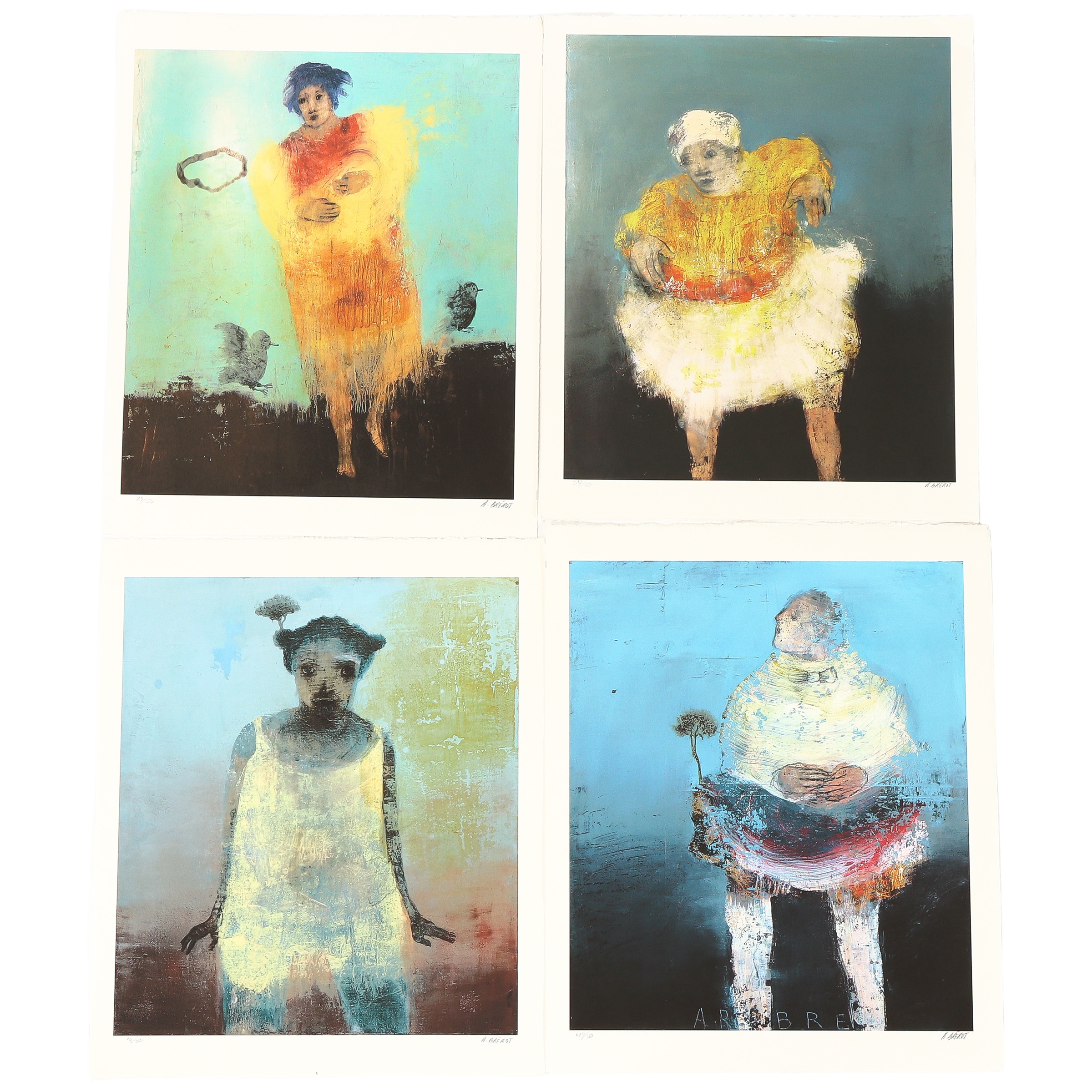 Anne Brérot. Figurkompositioner. (4) | Lauritz.com