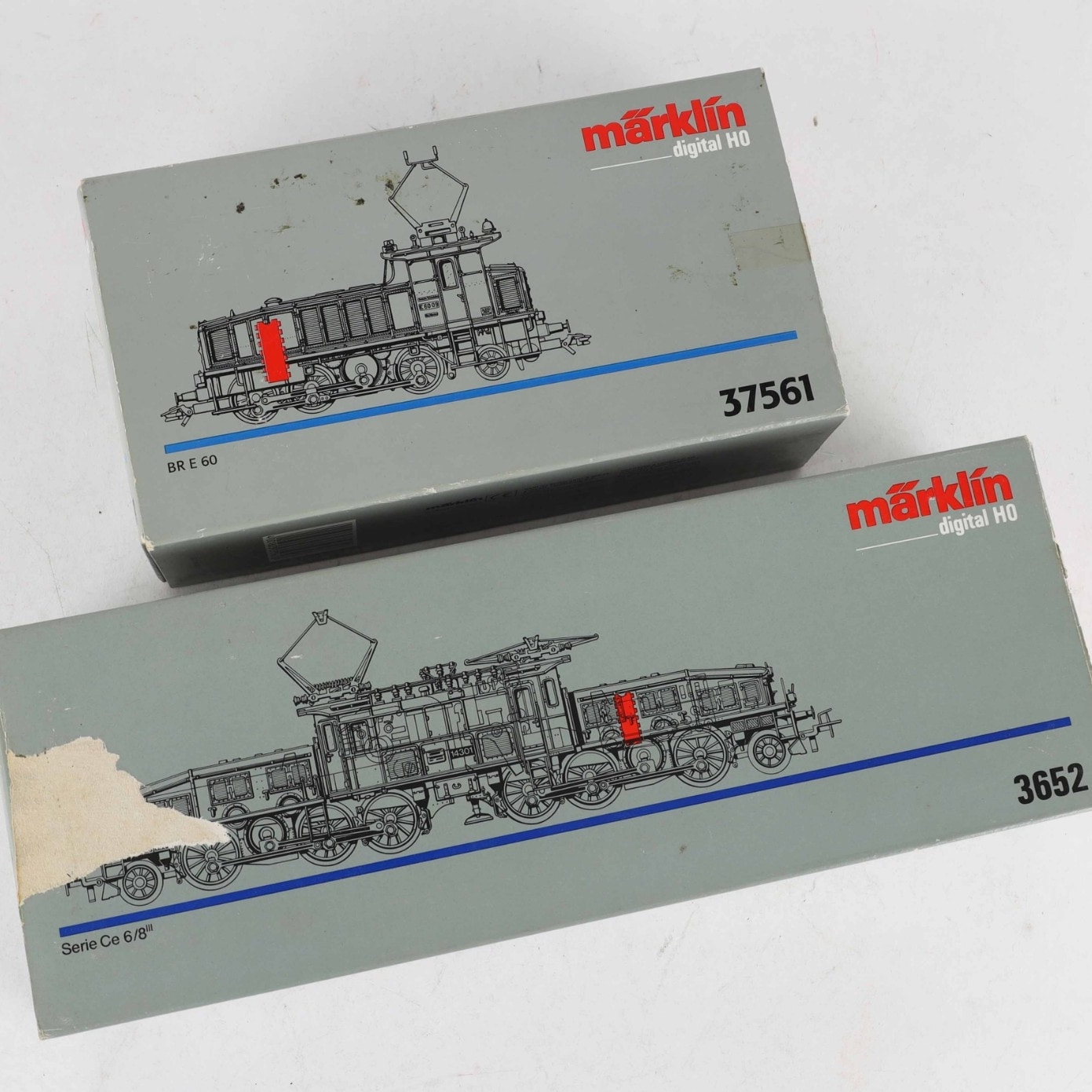 Märklin 3652+37561 Digital HO: Electric locomotive Series Ce 6/8 III ...